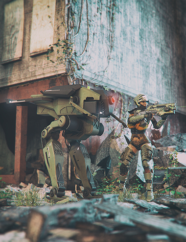 Biped Bot | Daz 3D