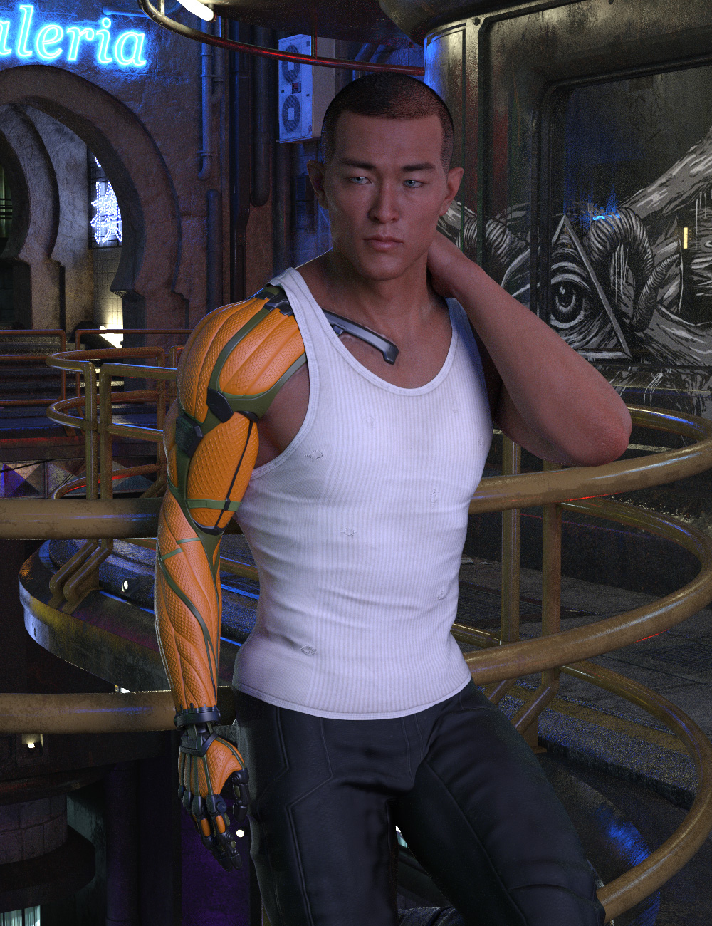 Cyber Arms for Genesis 8 and 8.1 | Daz 3D