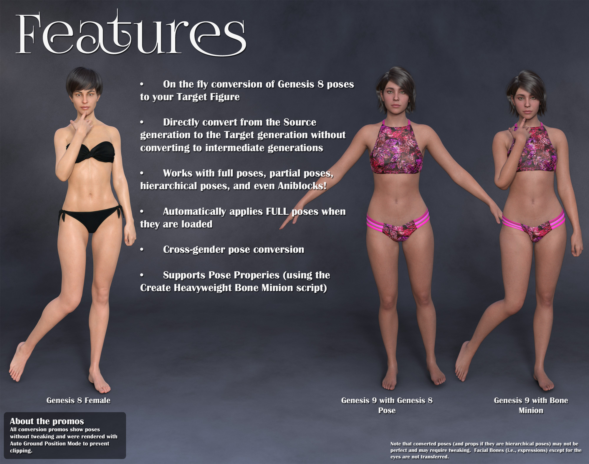 Bone Minion for Genesis 8 and 8.1 Poses for Genesis 9 | Daz 3D