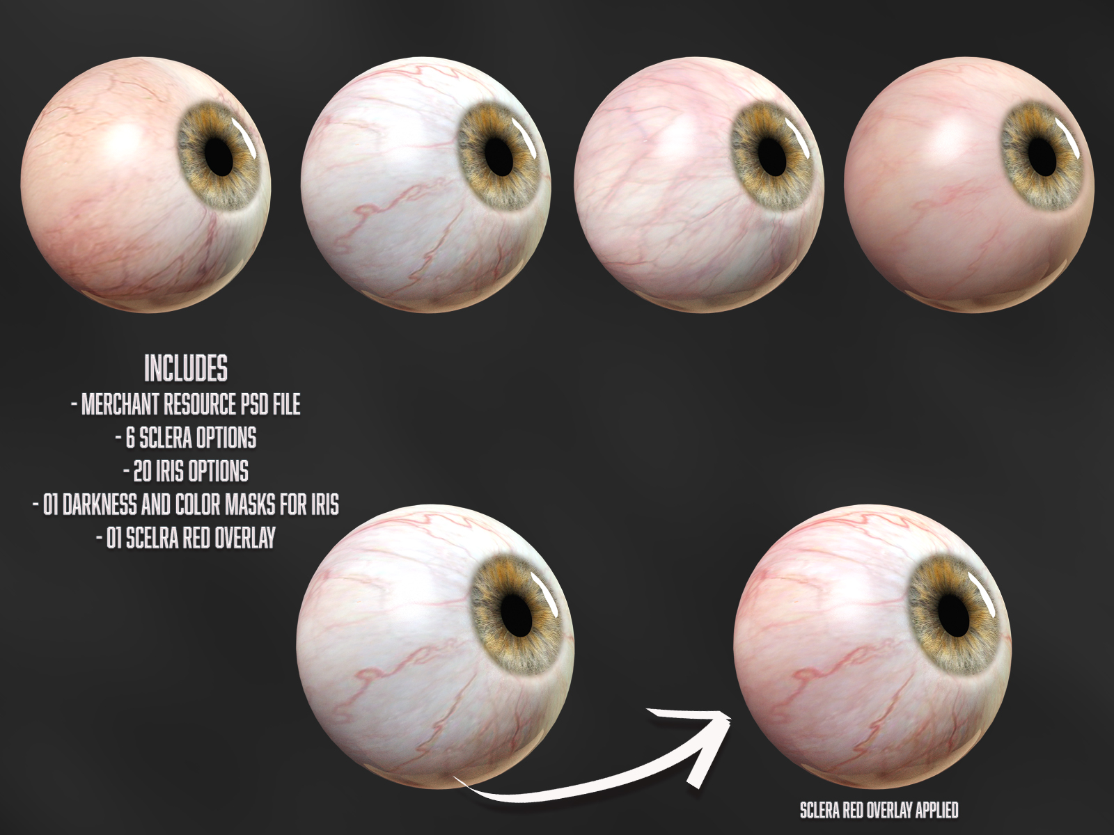 Twizted Eyes MR for Genesis 9 | Daz 3D