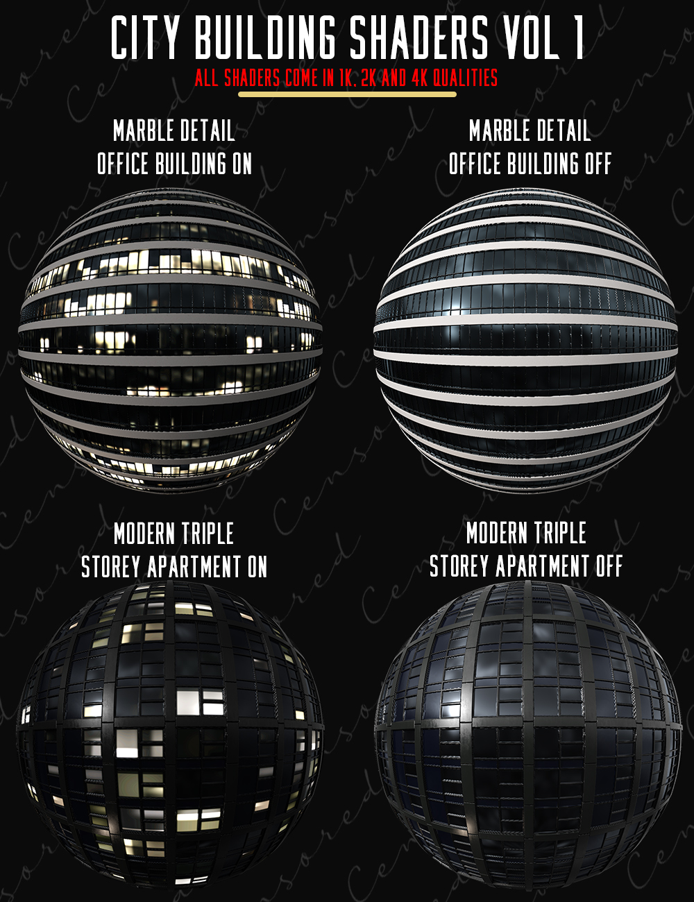 City Building Shaders Vol1 | Daz 3D