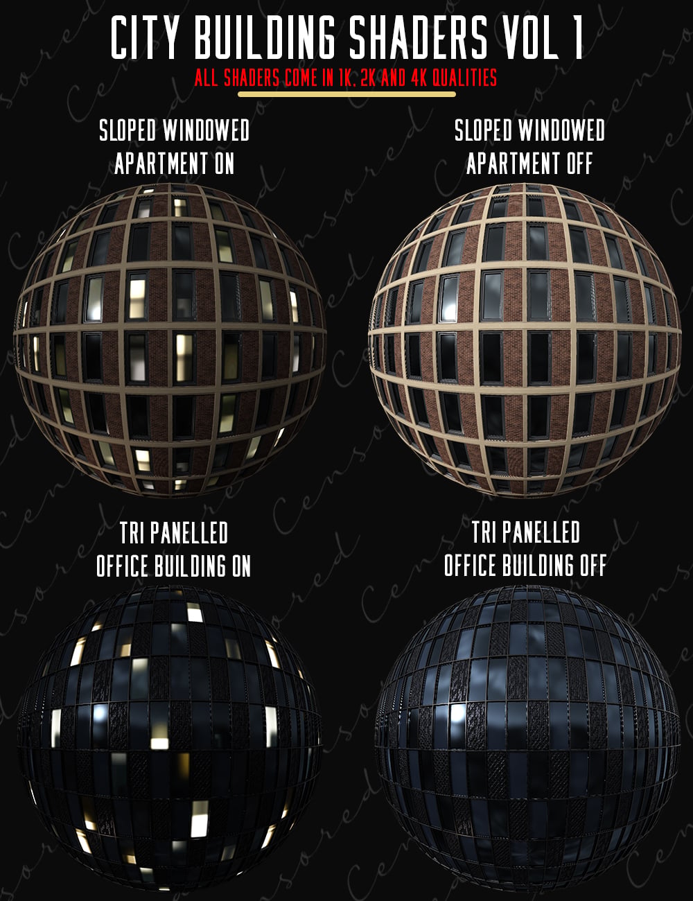 City Building Shaders Vol1 | Daz 3D