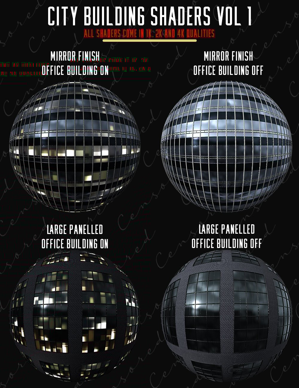 City Building Shaders Vol1 | Daz 3D