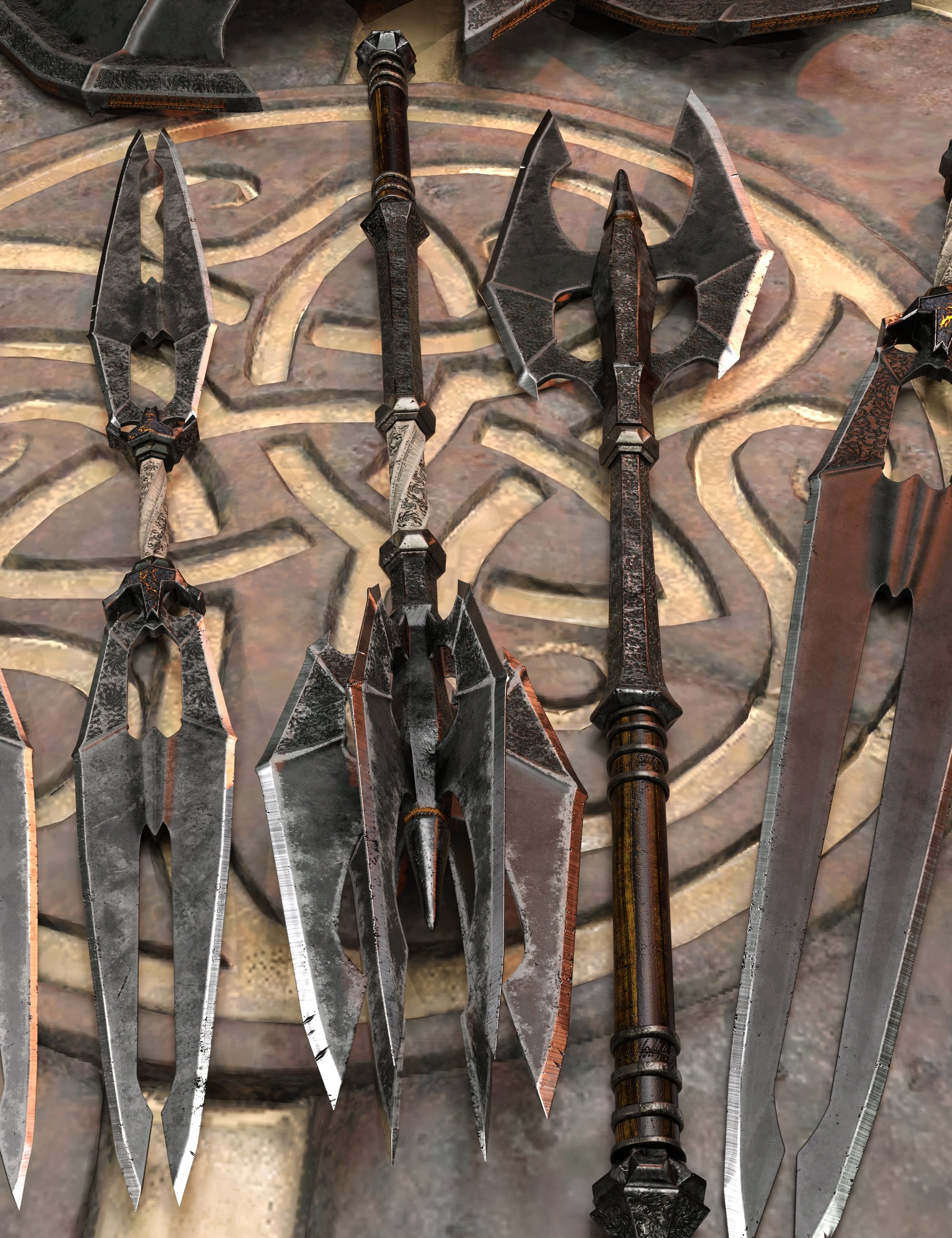 Morgog Weapons Collection | Daz 3D