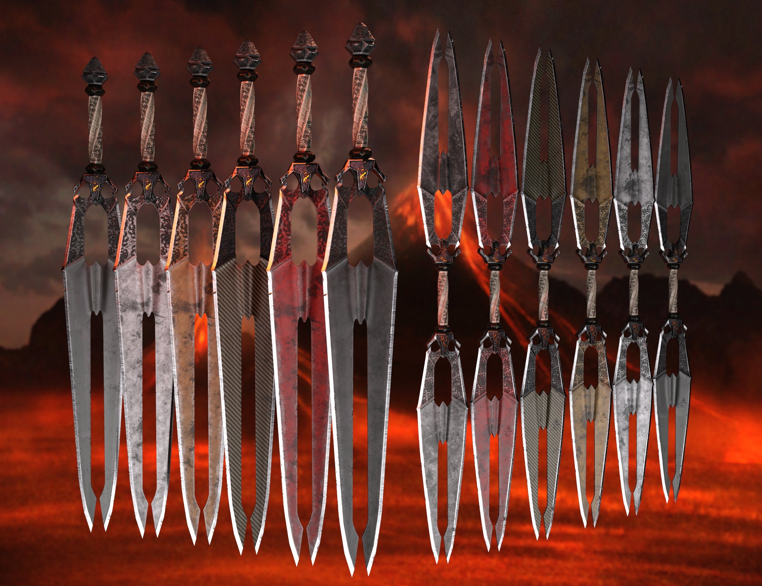 Morgog Weapons Collection | Daz 3D