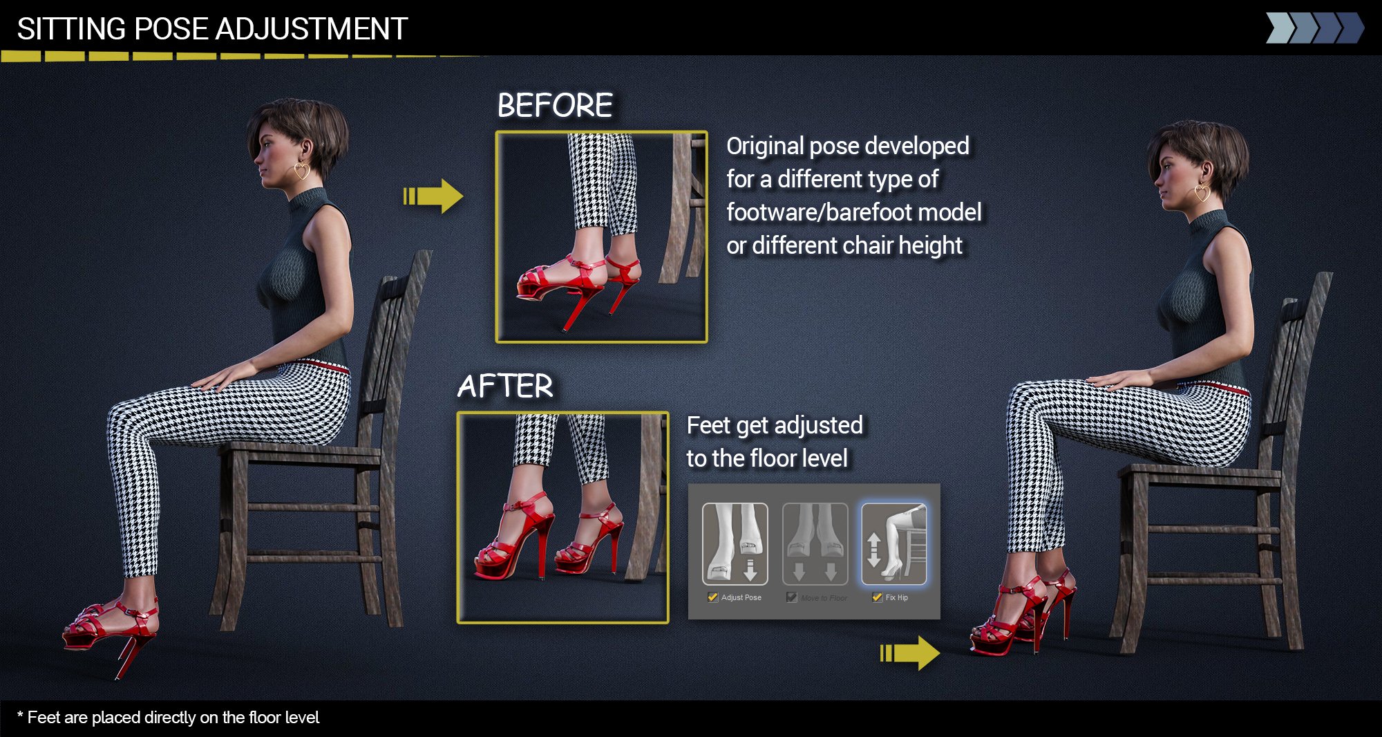 HeelsControl | Daz 3D