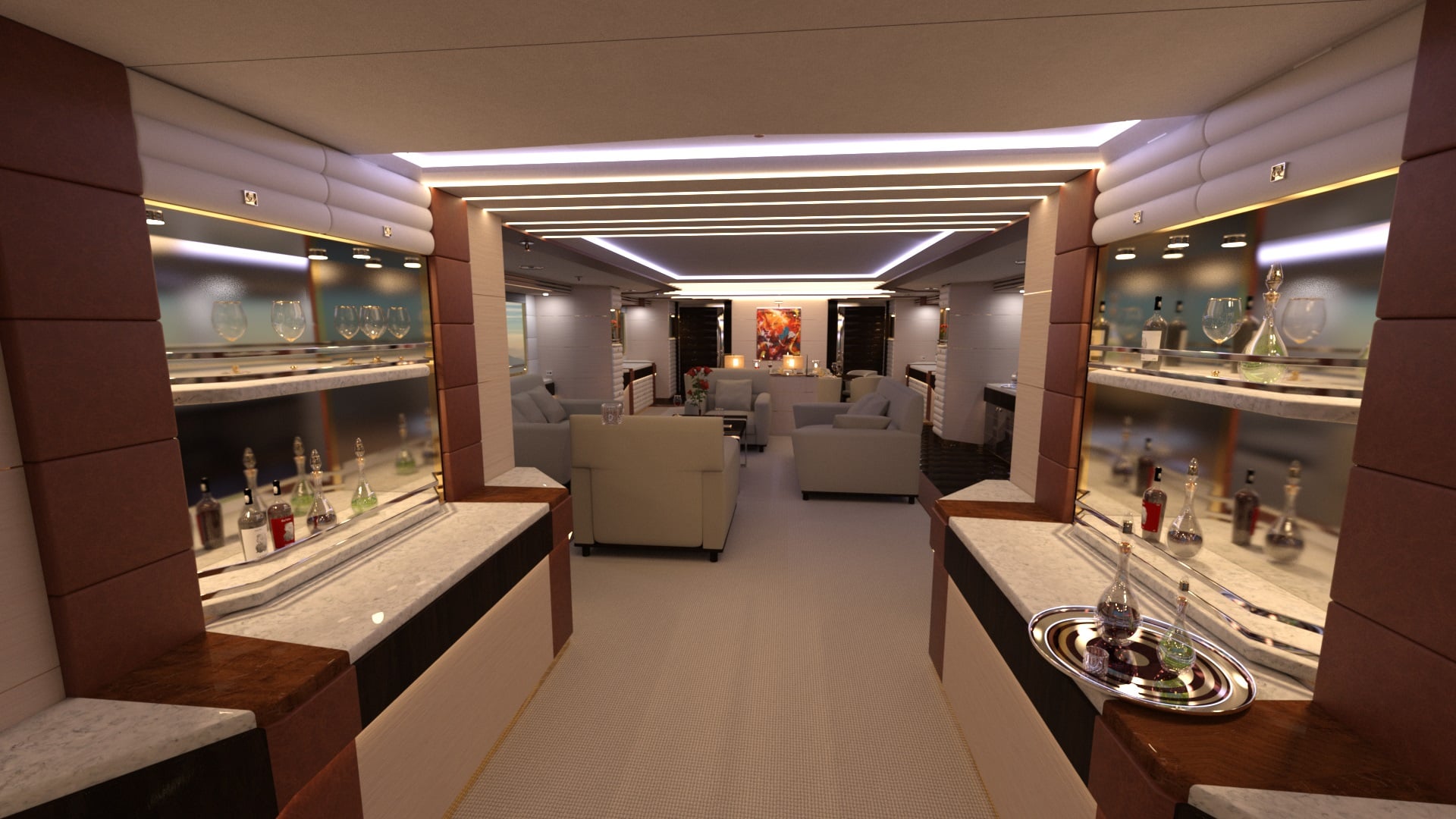 PW Customizable SuperYacht Lady Fortuna | Daz 3D