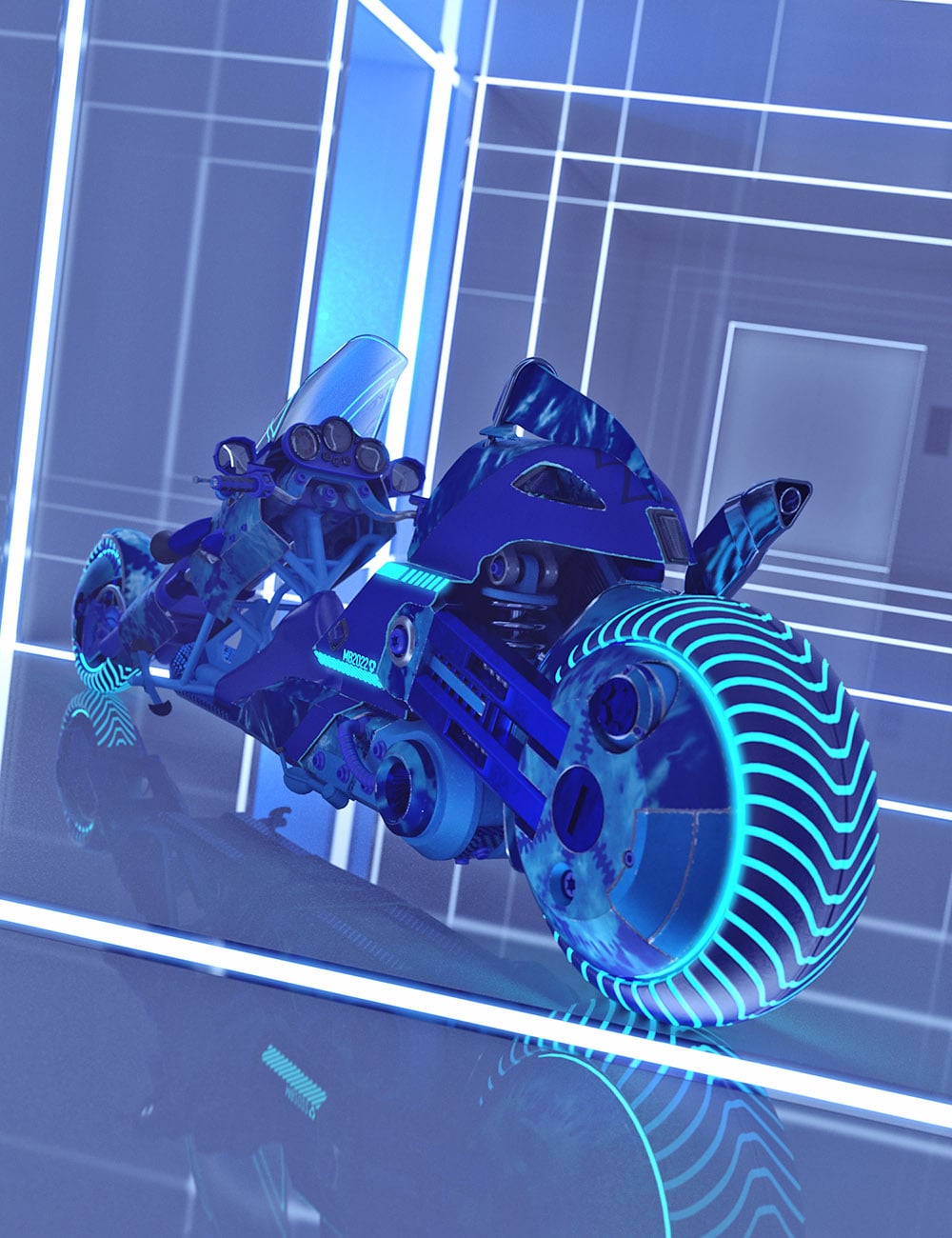 Funk It Up! for Manga Anime Bike | Daz 3D