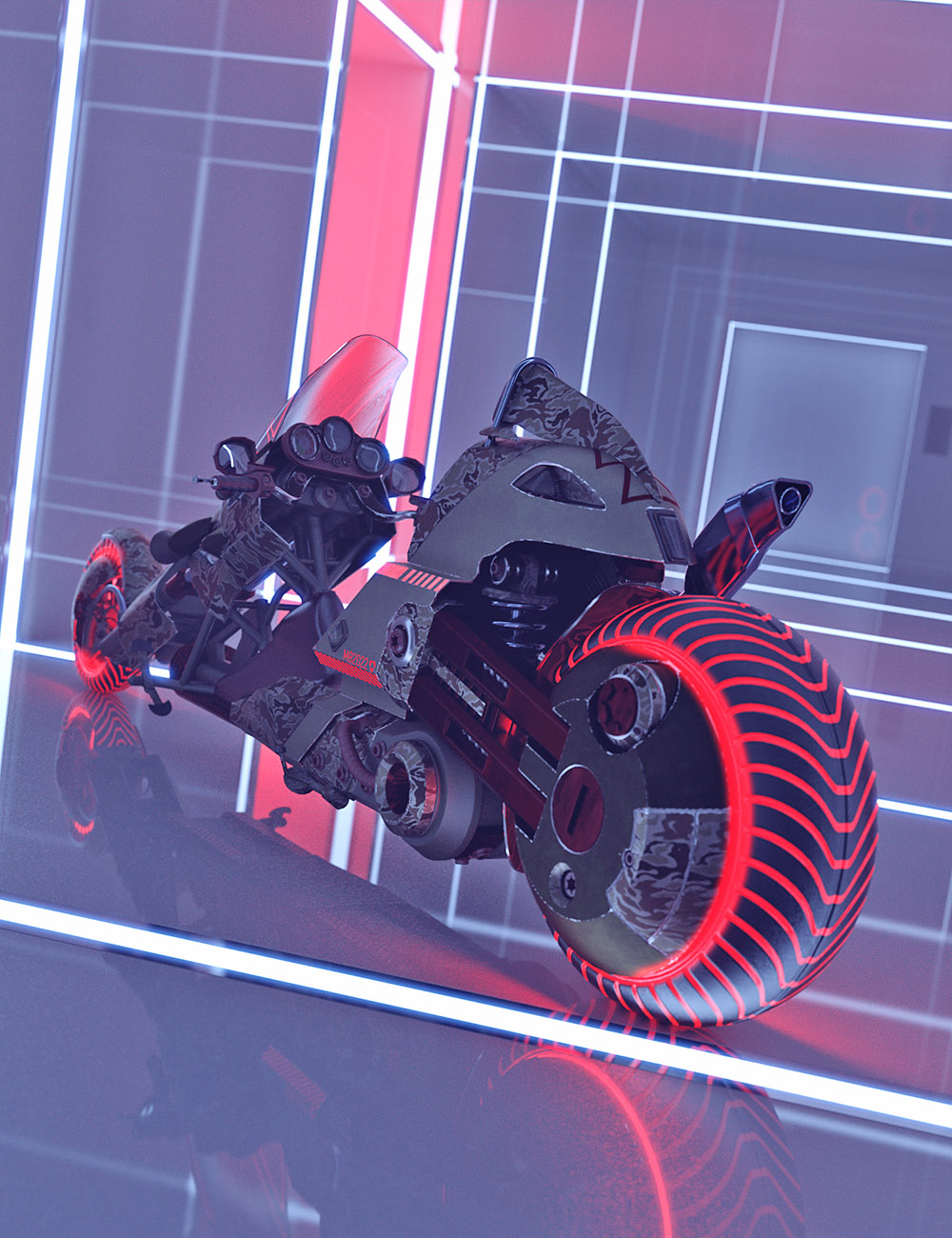 Funk It Up! for Manga Anime Bike | Daz 3D