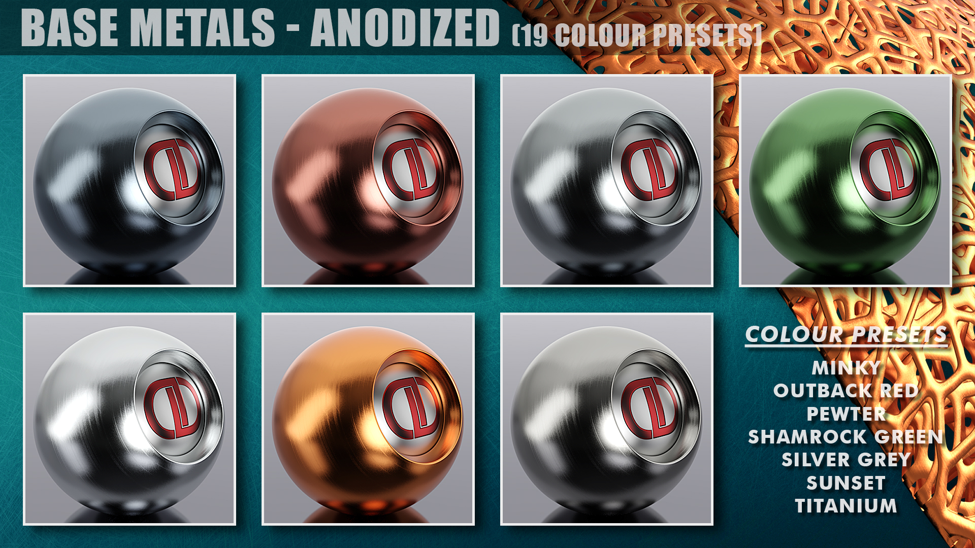 DD PBR Metal Panel Shaders for Iray Vol 2 | Daz 3D