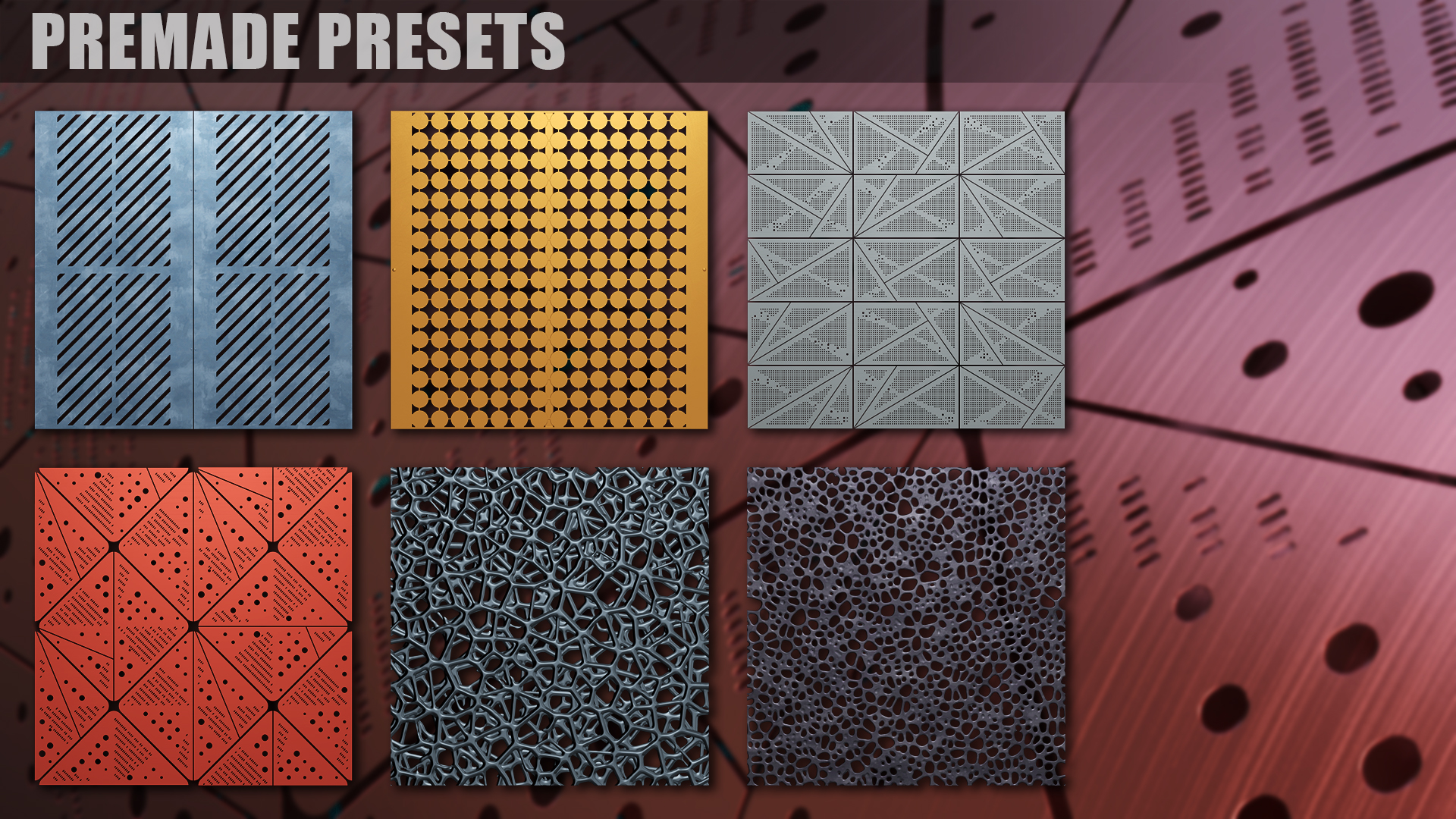 DD PBR Metal Panel Shaders for Iray Vol 2 | Daz 3D