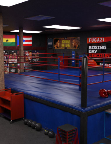 FG Tough Boxing Gym | Daz 3D