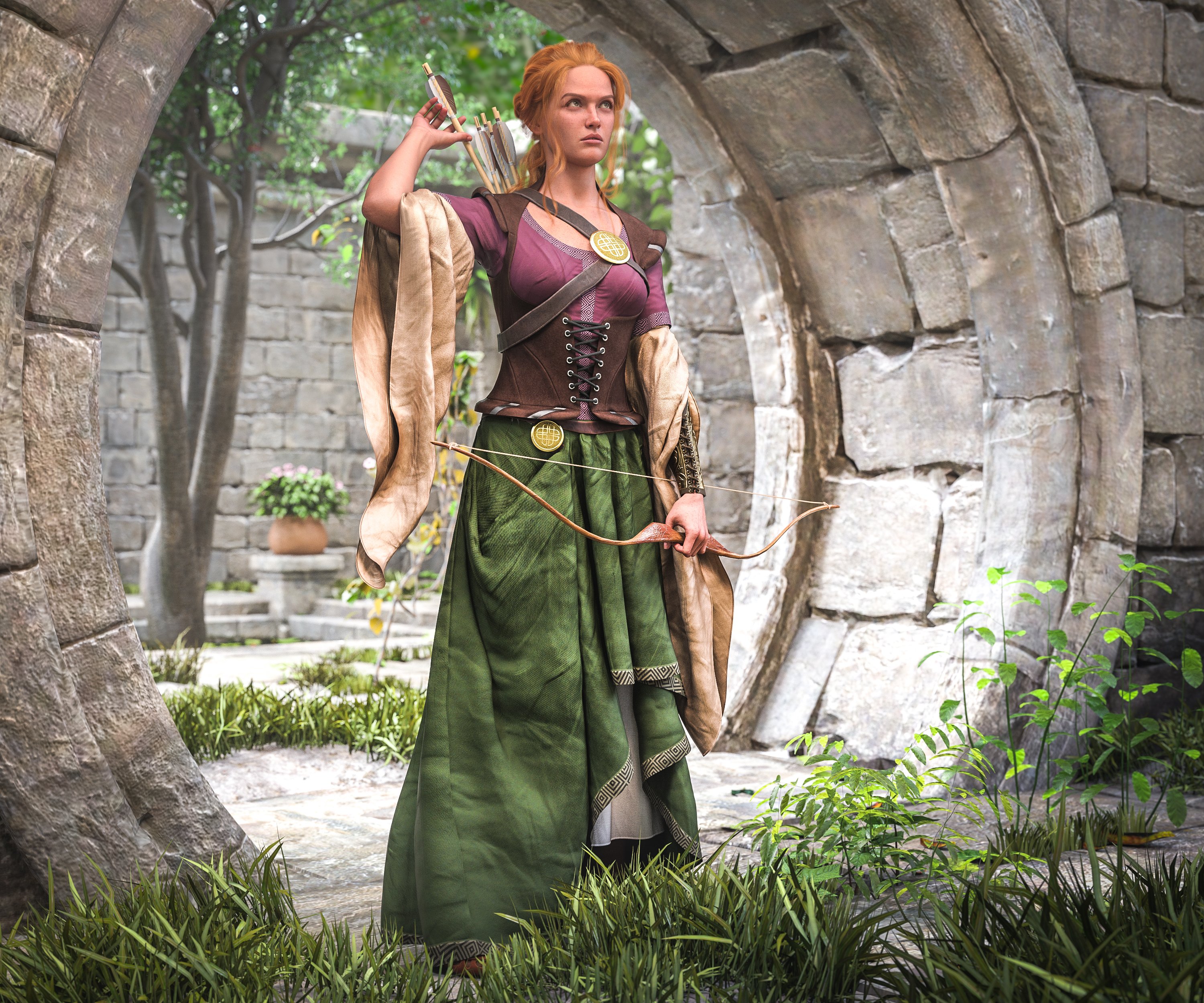 dForce Medieval Style Outfit for Genesis 9 | Daz 3D