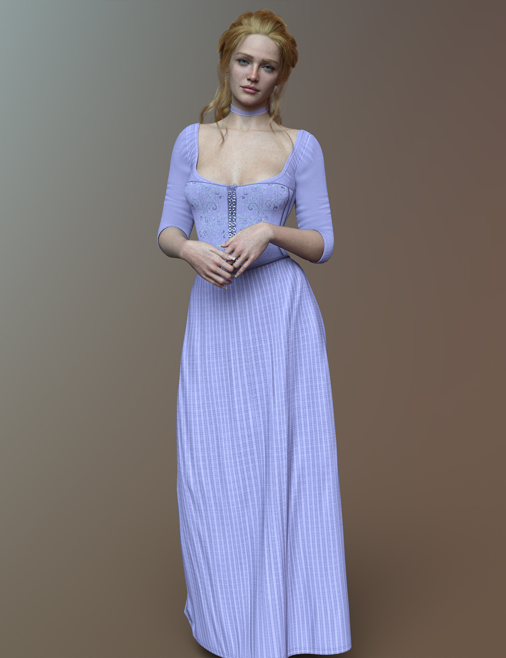 dForce Regency Fashion Outfit for Genesis 9 | Daz 3D