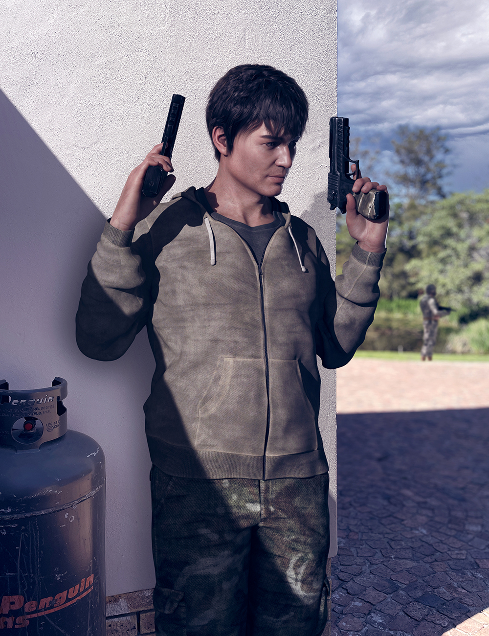 Nelson Hair for Genesis 8 Males | Daz 3D