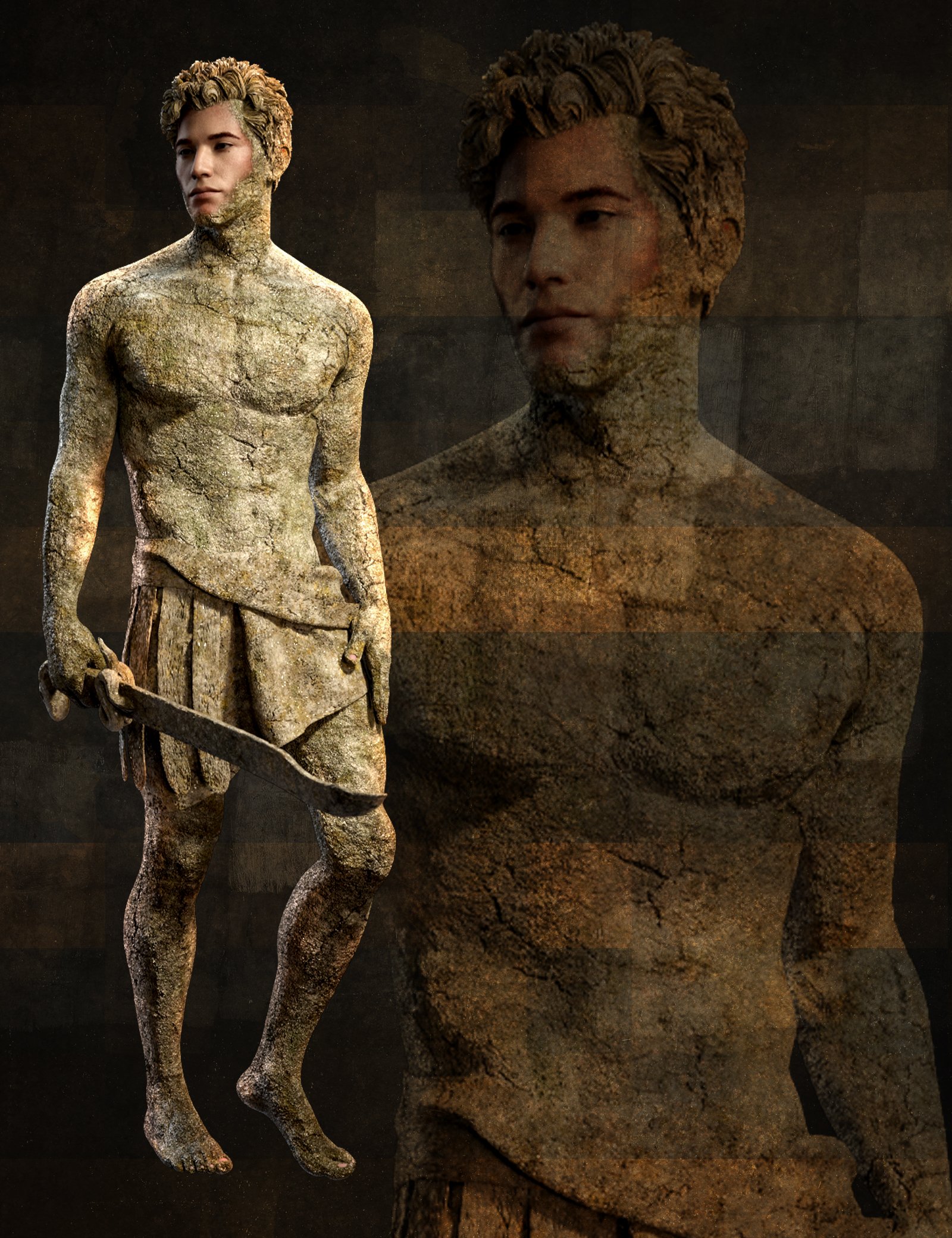 Petrification for Genesis 9 | Daz 3D