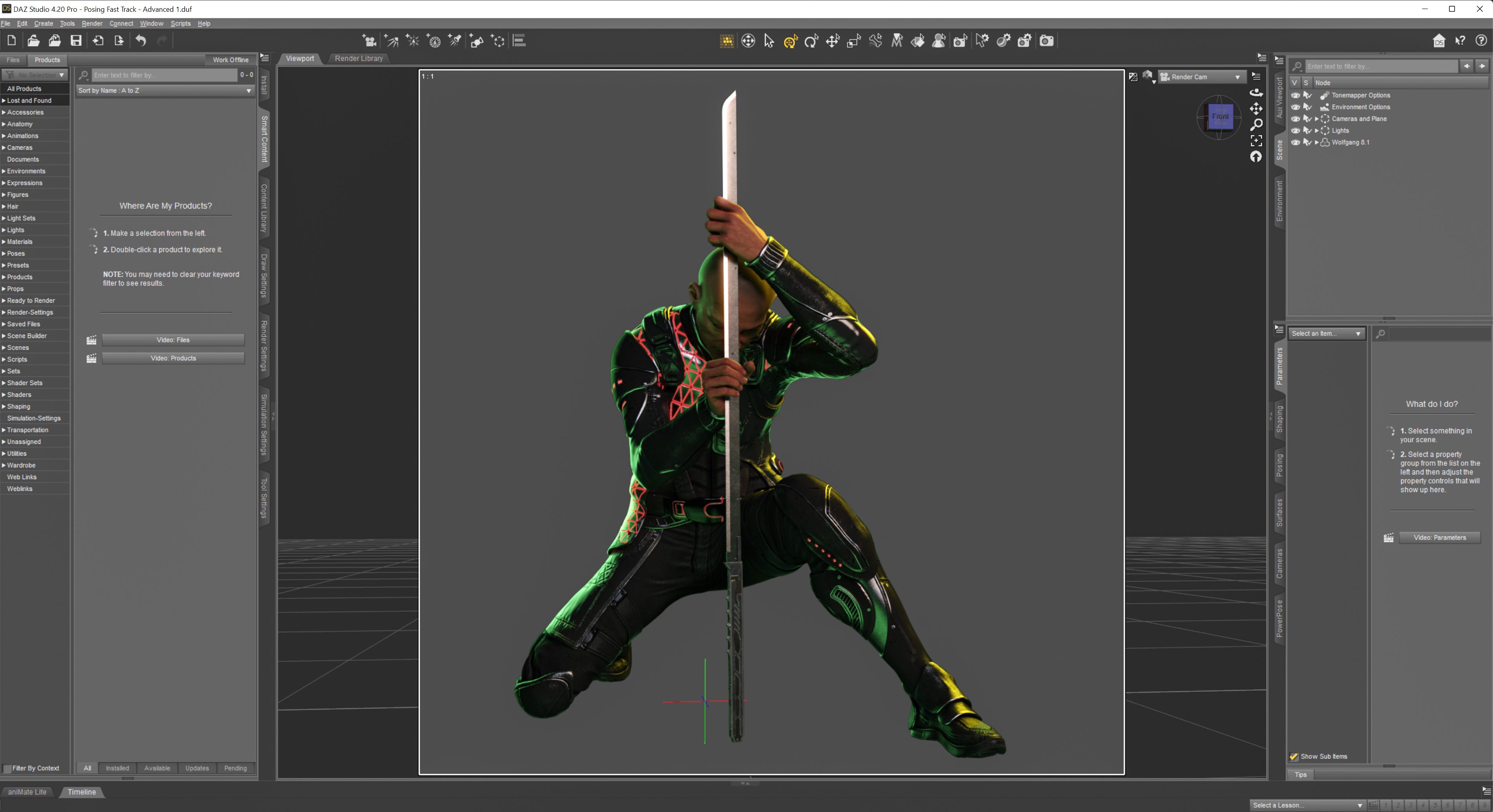 Posing Fast Track | Daz 3D