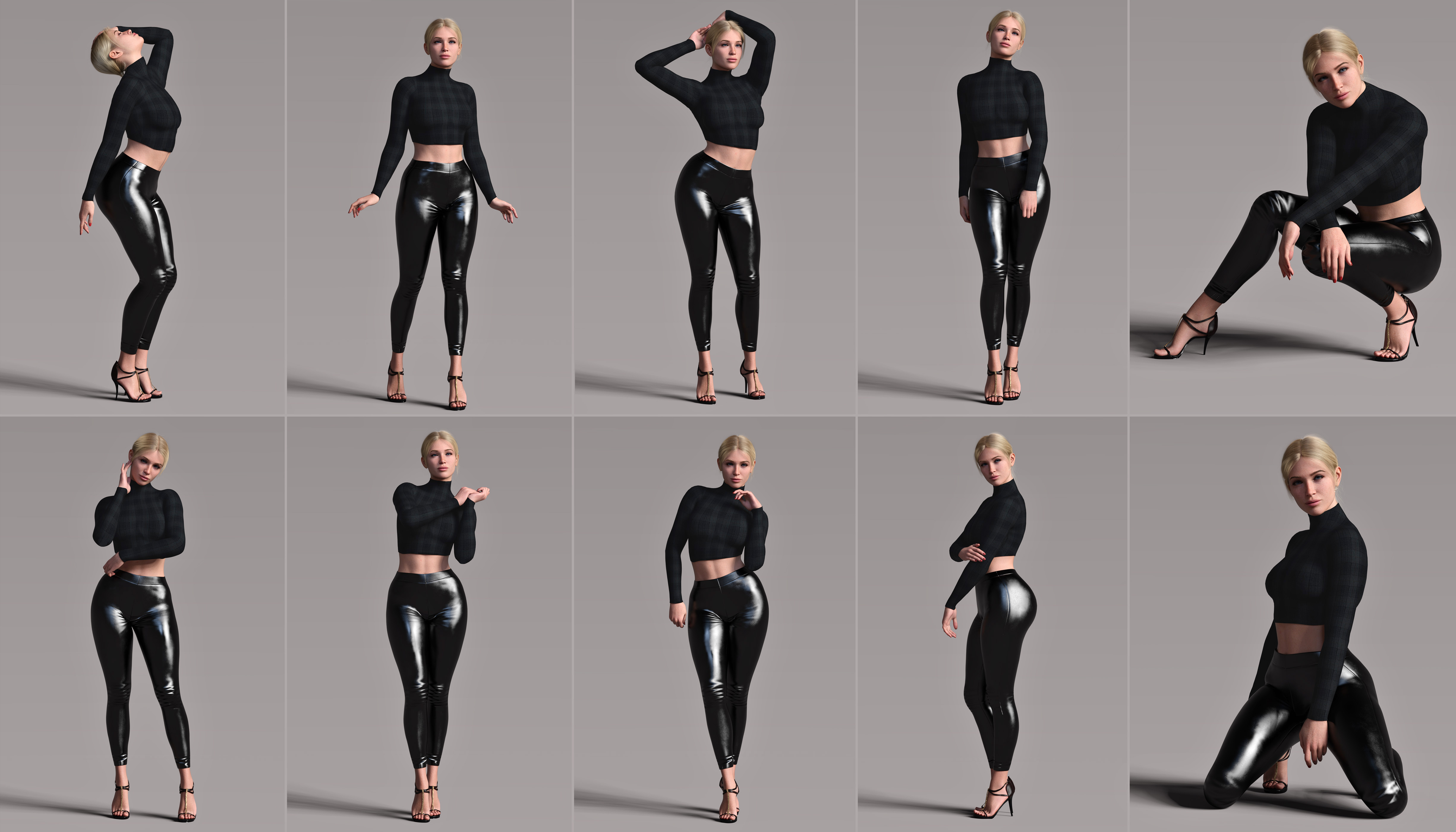 Z Ultimate Model Pose Mega Set for Genesis 8 Female and Genesis 9 | Daz 3D
