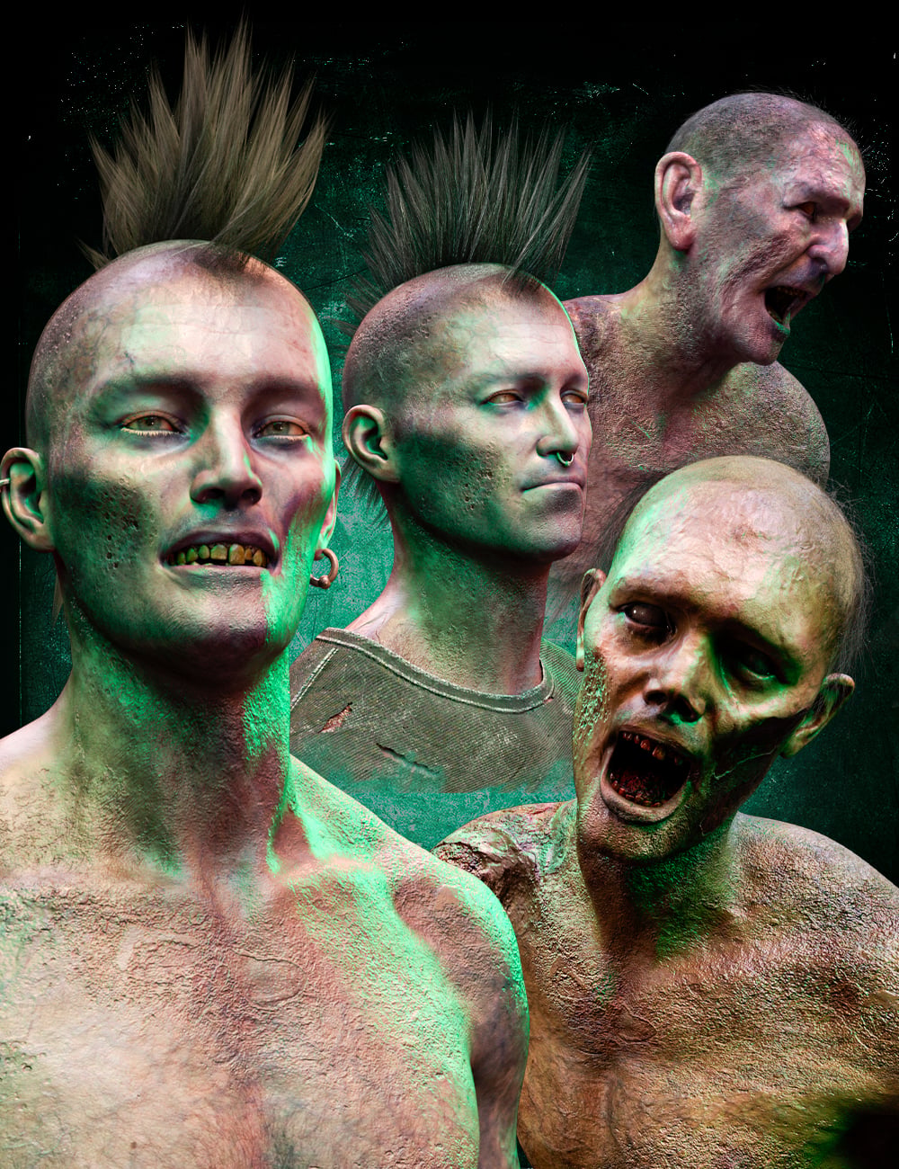 M3D Zombienator Bundle | Daz 3D
