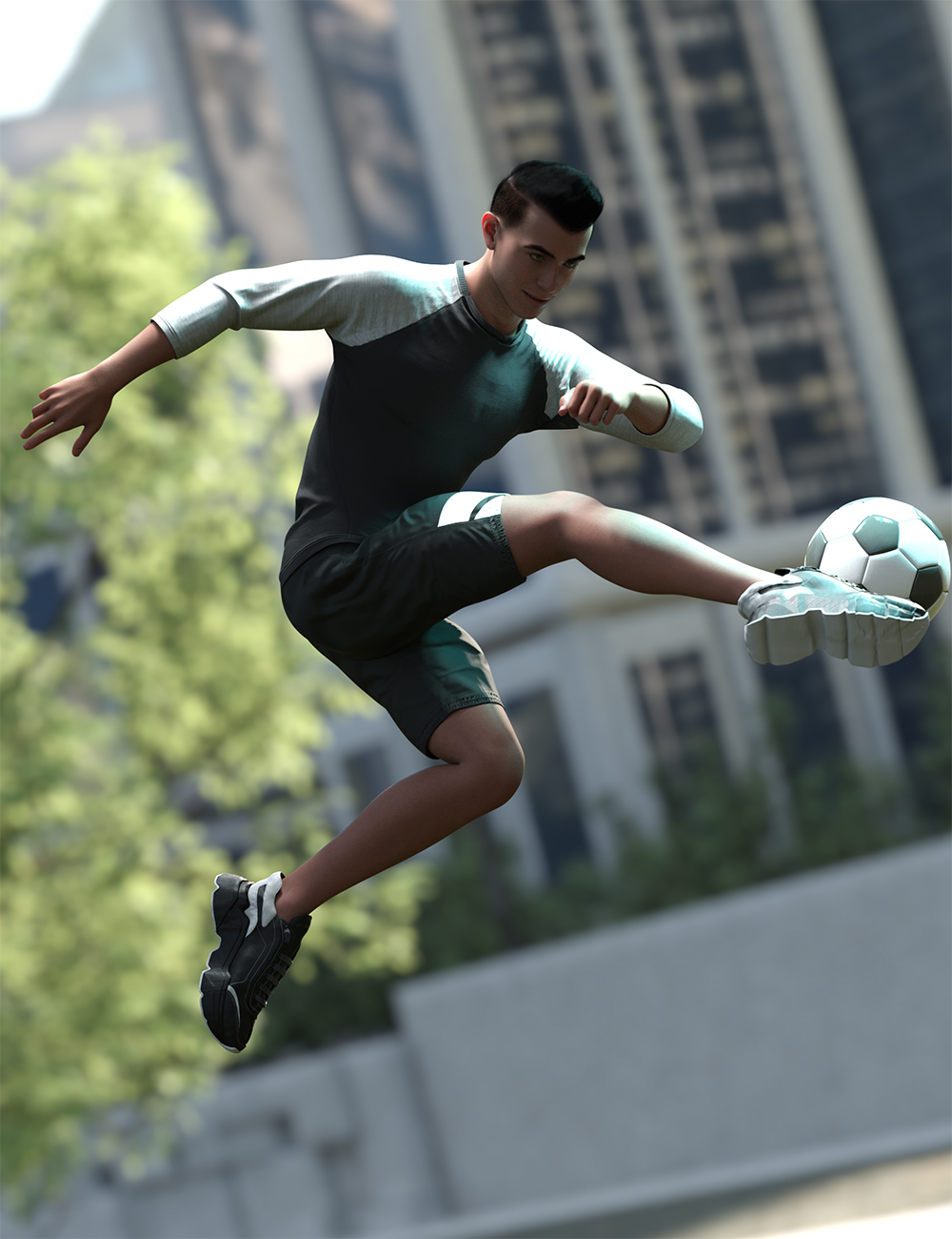 Sports Poses for Genesis 9 | Daz 3D