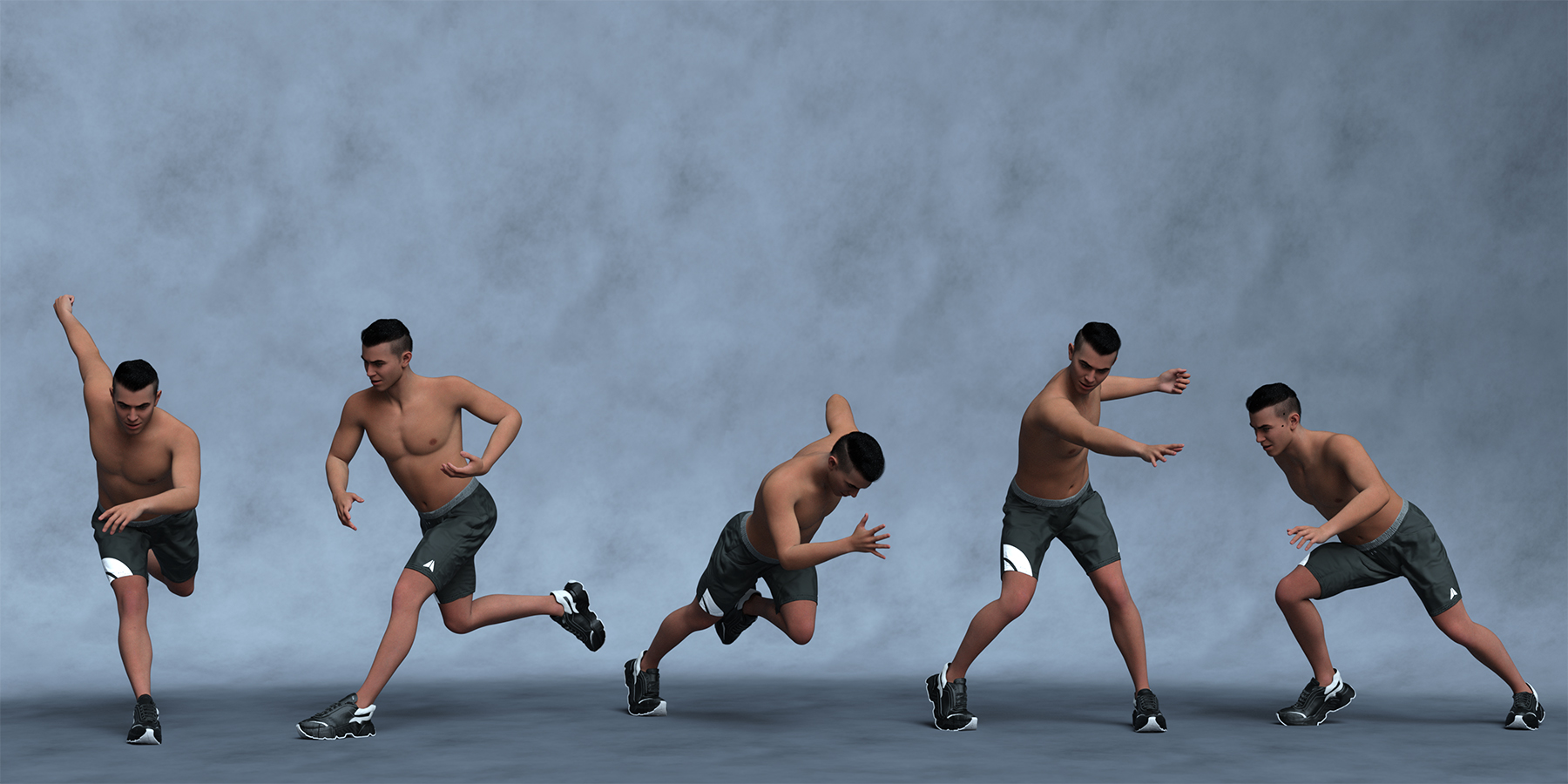 Sports Poses for Genesis 9 | Daz 3D
