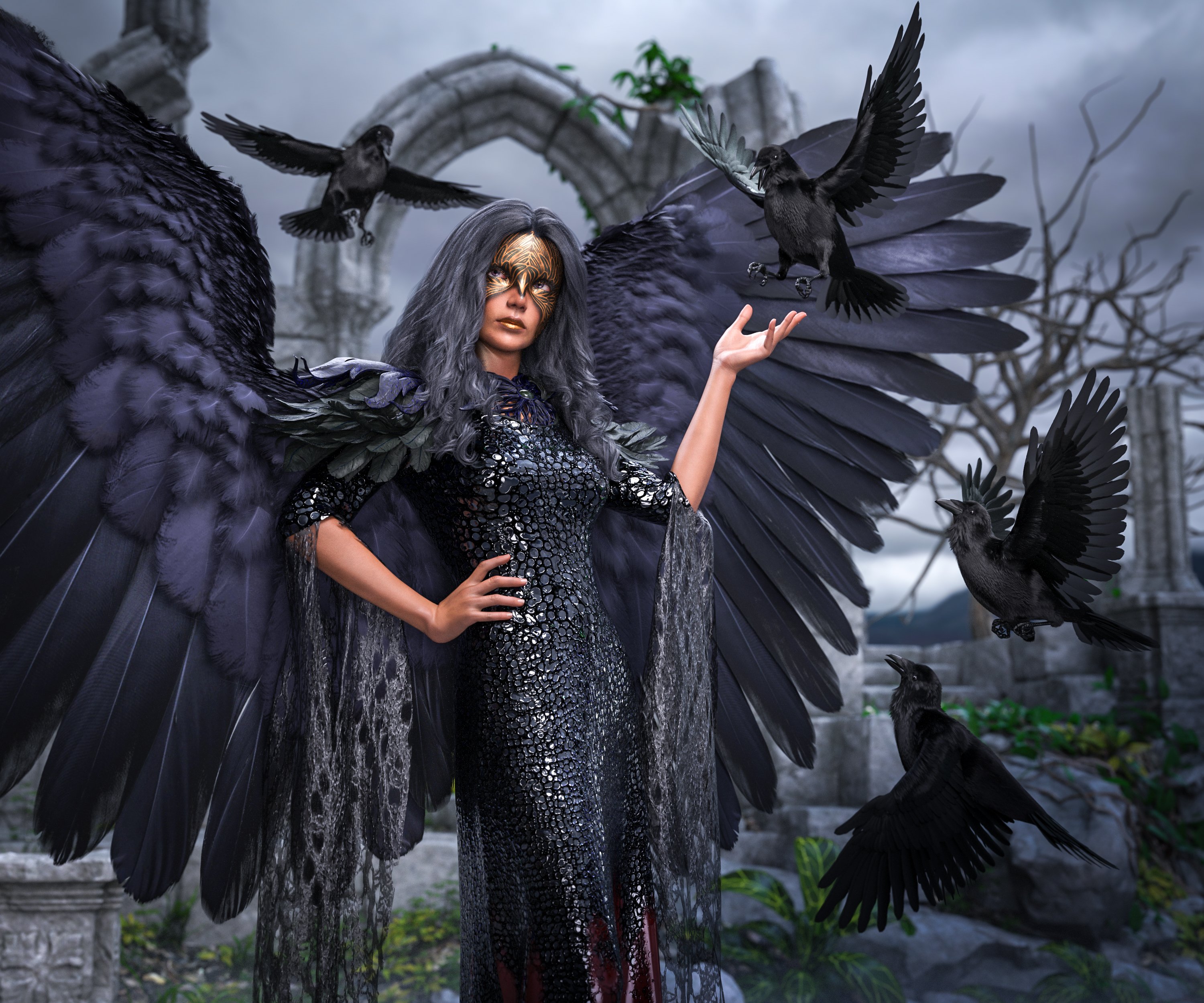 Crow 8.1 | Daz 3D