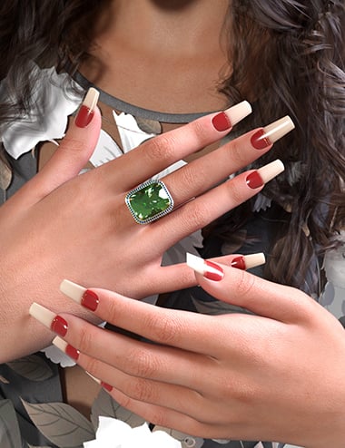 Long Nails Salon for Genesis 9 | Daz 3D