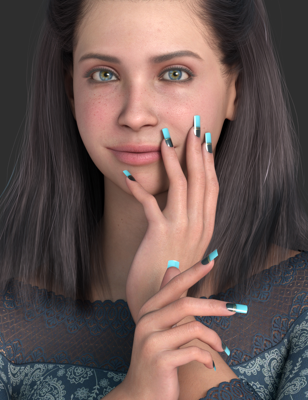 Long Nails Salon for Genesis 9 | Daz 3D