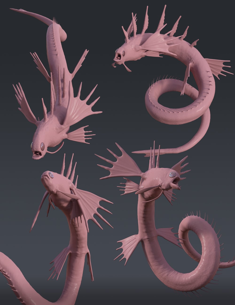 EArkham's ZWorld Ocean Sea Serpent | Daz 3D