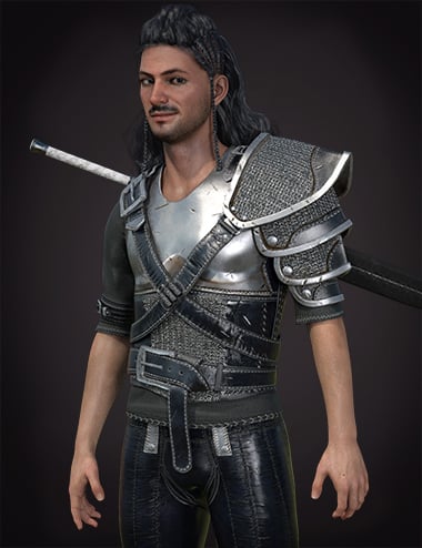 Elf Warrior Outfit for Genesis 8 and 8.1 Male Texture Add-On | Daz 3D