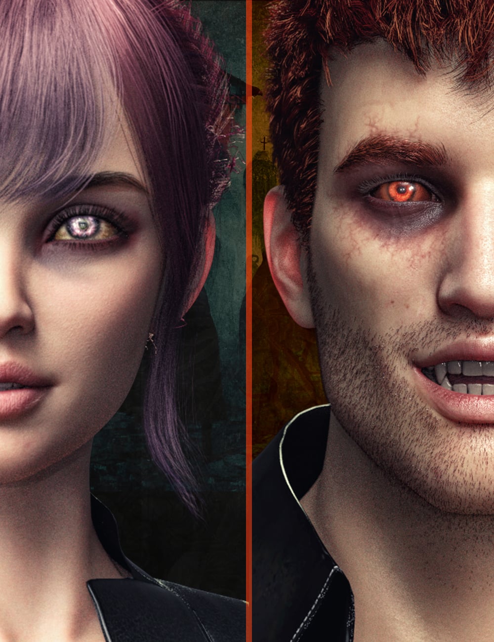 Soft Eyes Transition Infected for Genesis 8.1 | Daz 3D