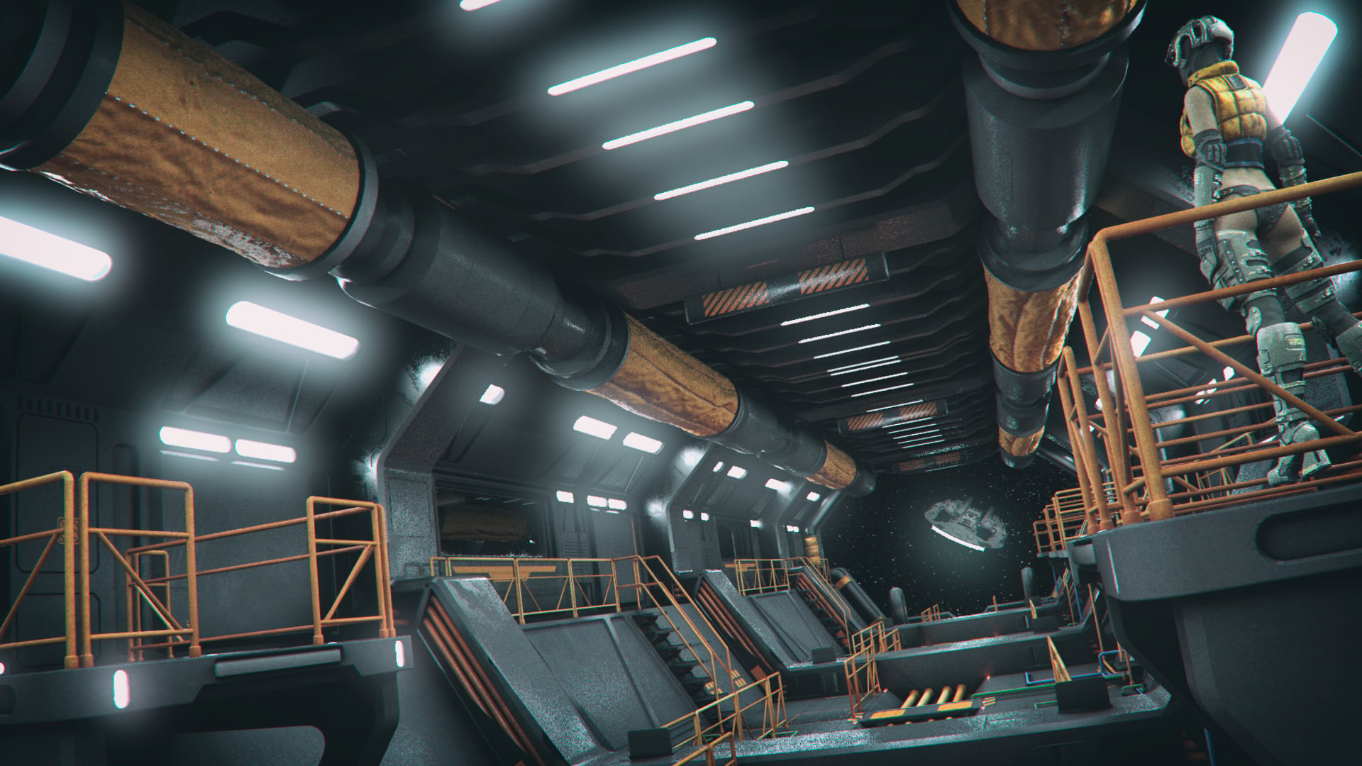 Spaceship Dock | Daz 3D