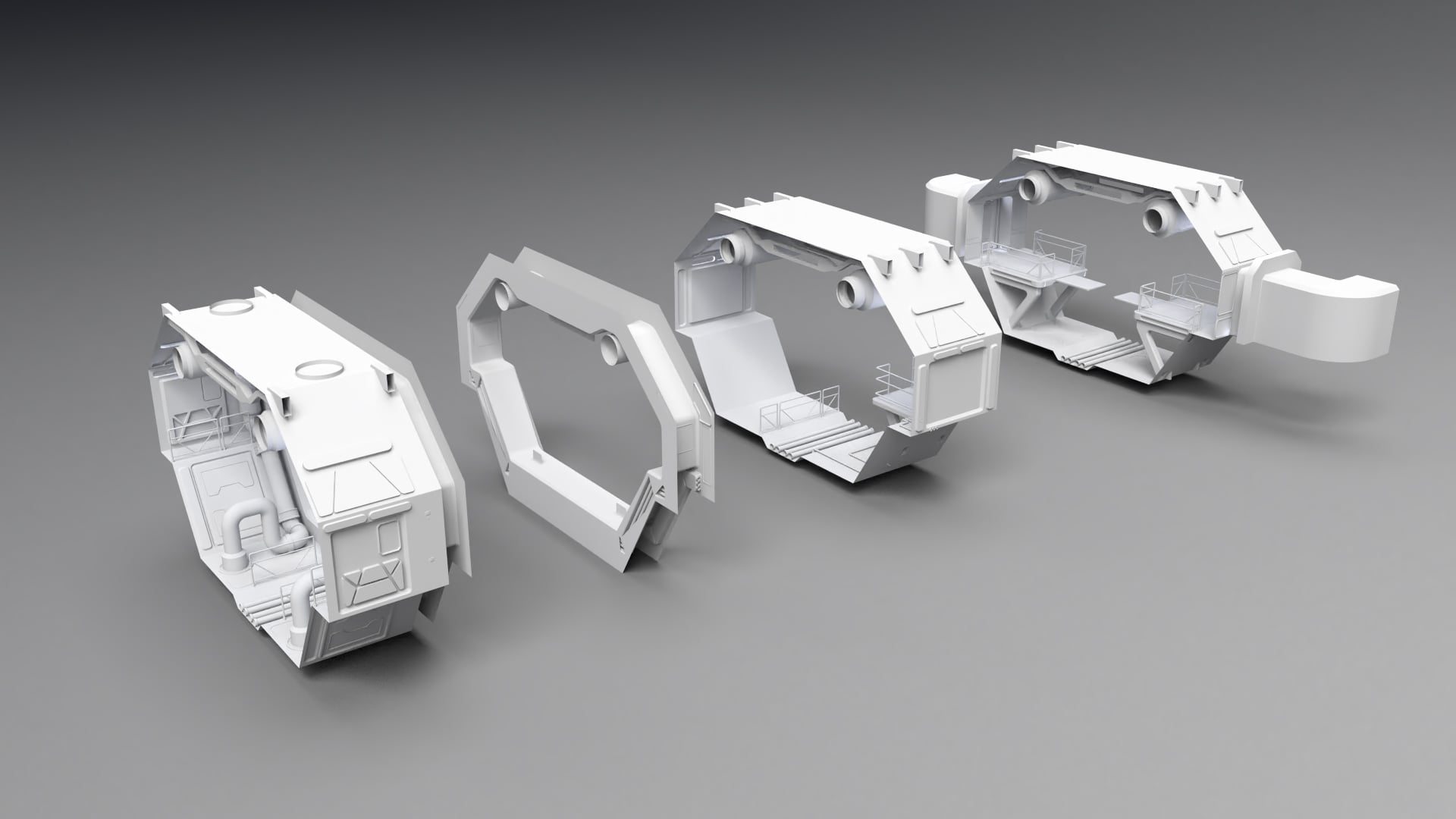 Spaceship Dock | Daz 3D
