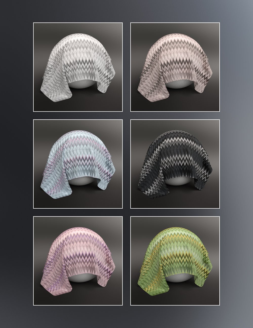 Zig Zag Shaders | Daz 3D