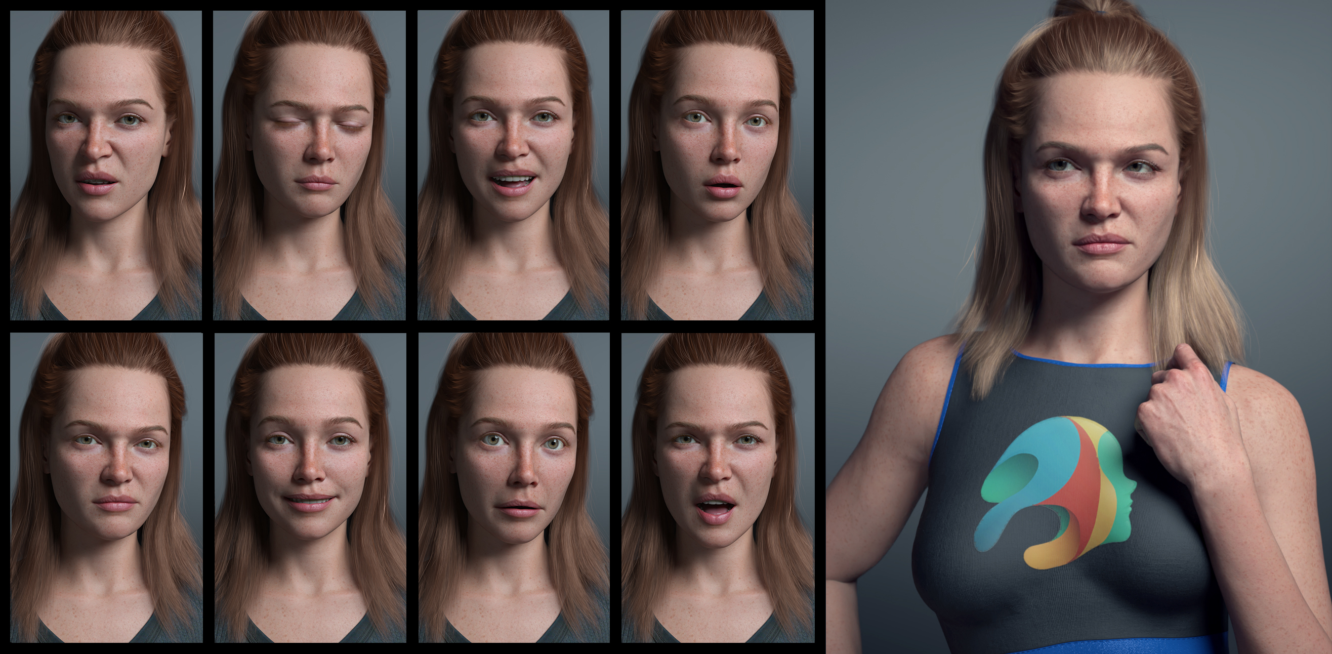 The Expression Collection for Victoria 9 | Daz 3D