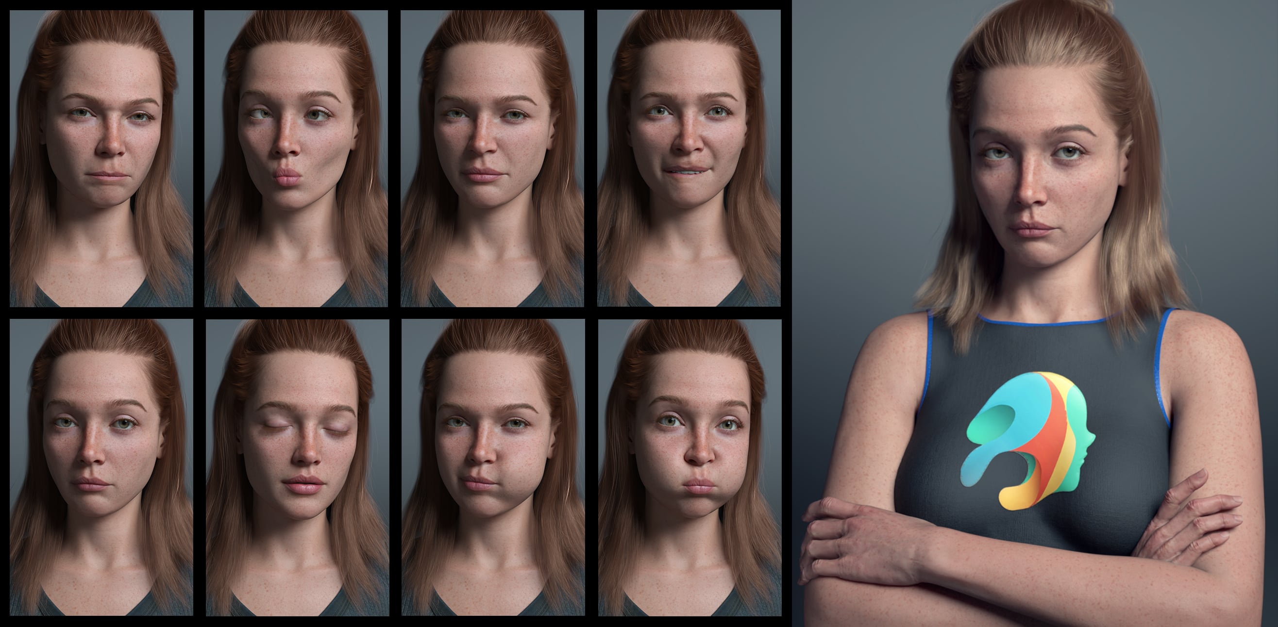The Expression Collection for Victoria 9 | Daz 3D