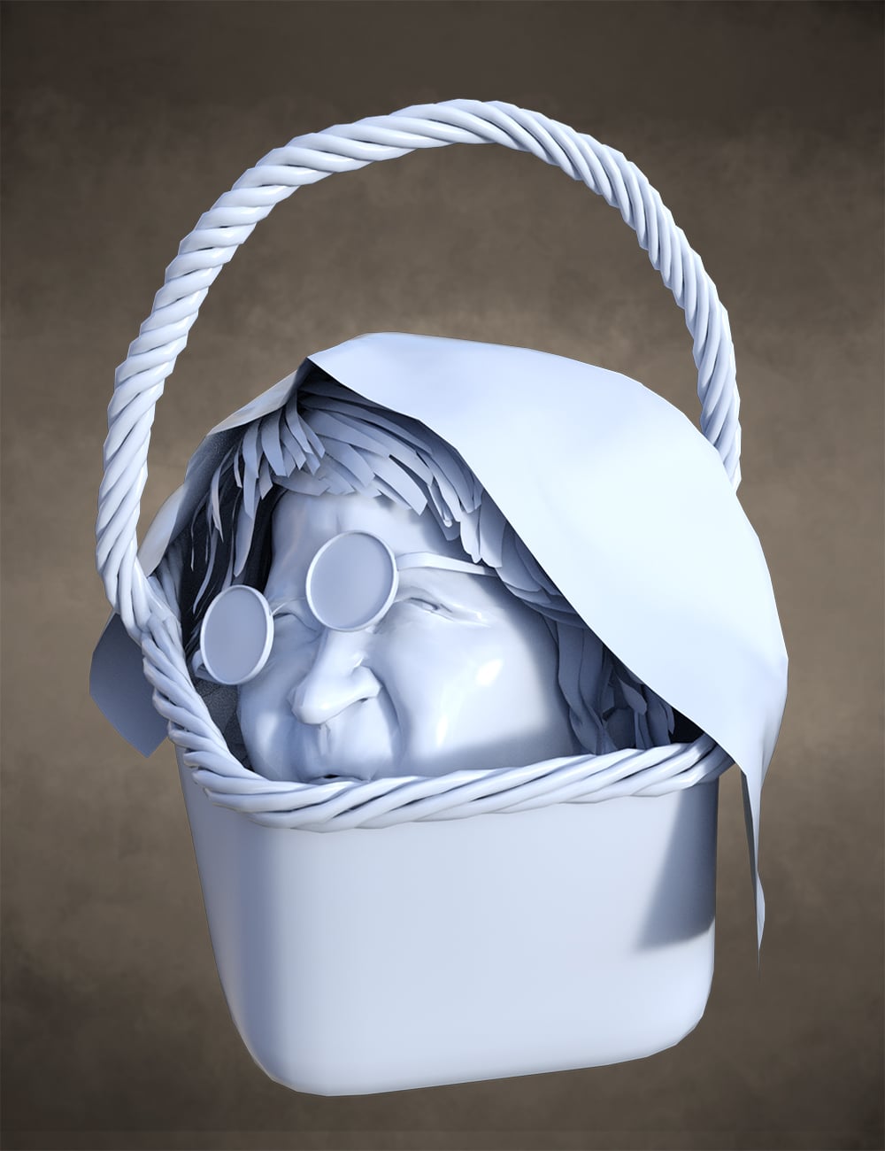 Big Bad Red Basket for Genesis 8 and 8.1 Female | Daz 3D