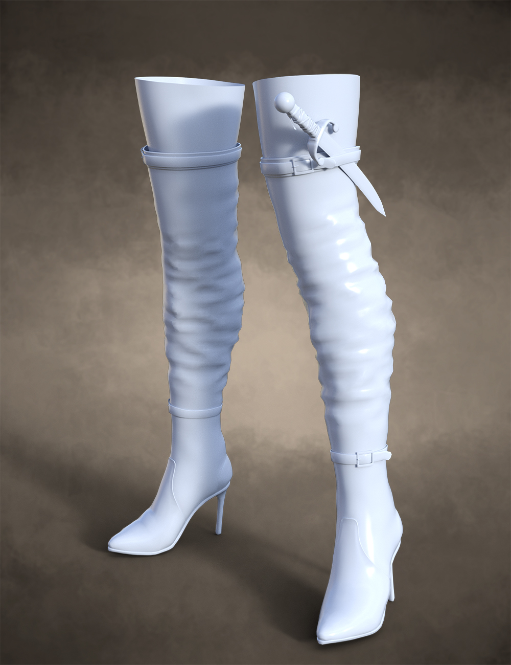 Big Bad Red Boots for Genesis 8 and 8.1 Female | Daz 3D