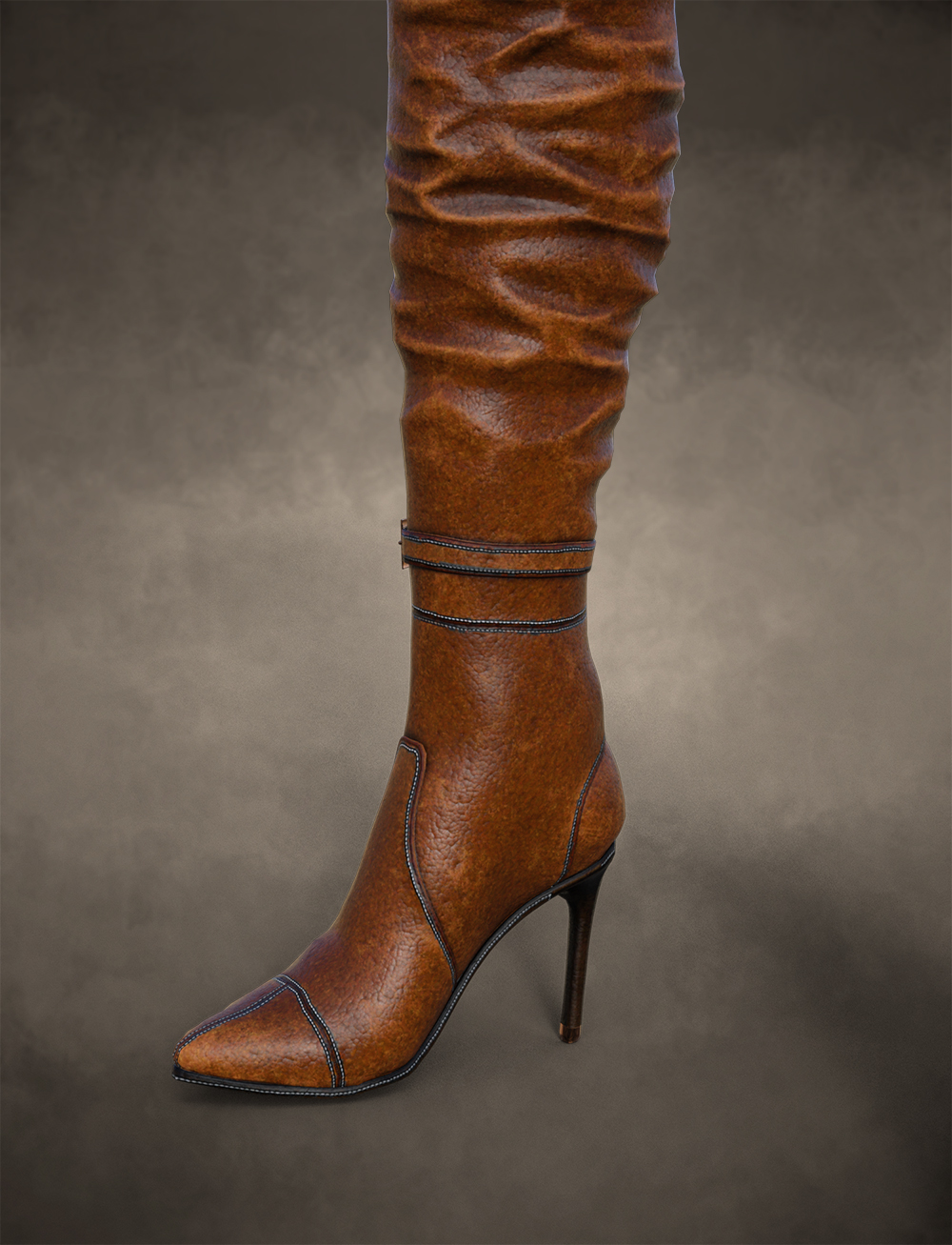 Big Bad Red Boots for Genesis 8 and 8.1 Female | Daz 3D