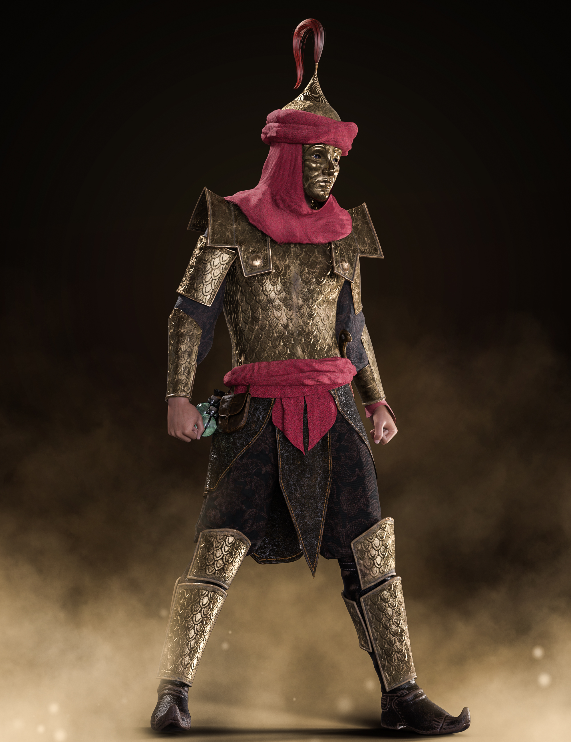 dForce Killer Assassin Outfit Bundle | Daz 3D