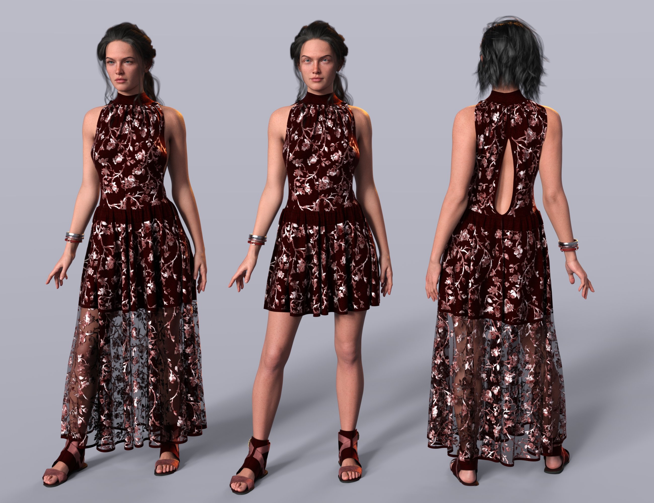 Versatility for Iris Outfit | Daz 3D