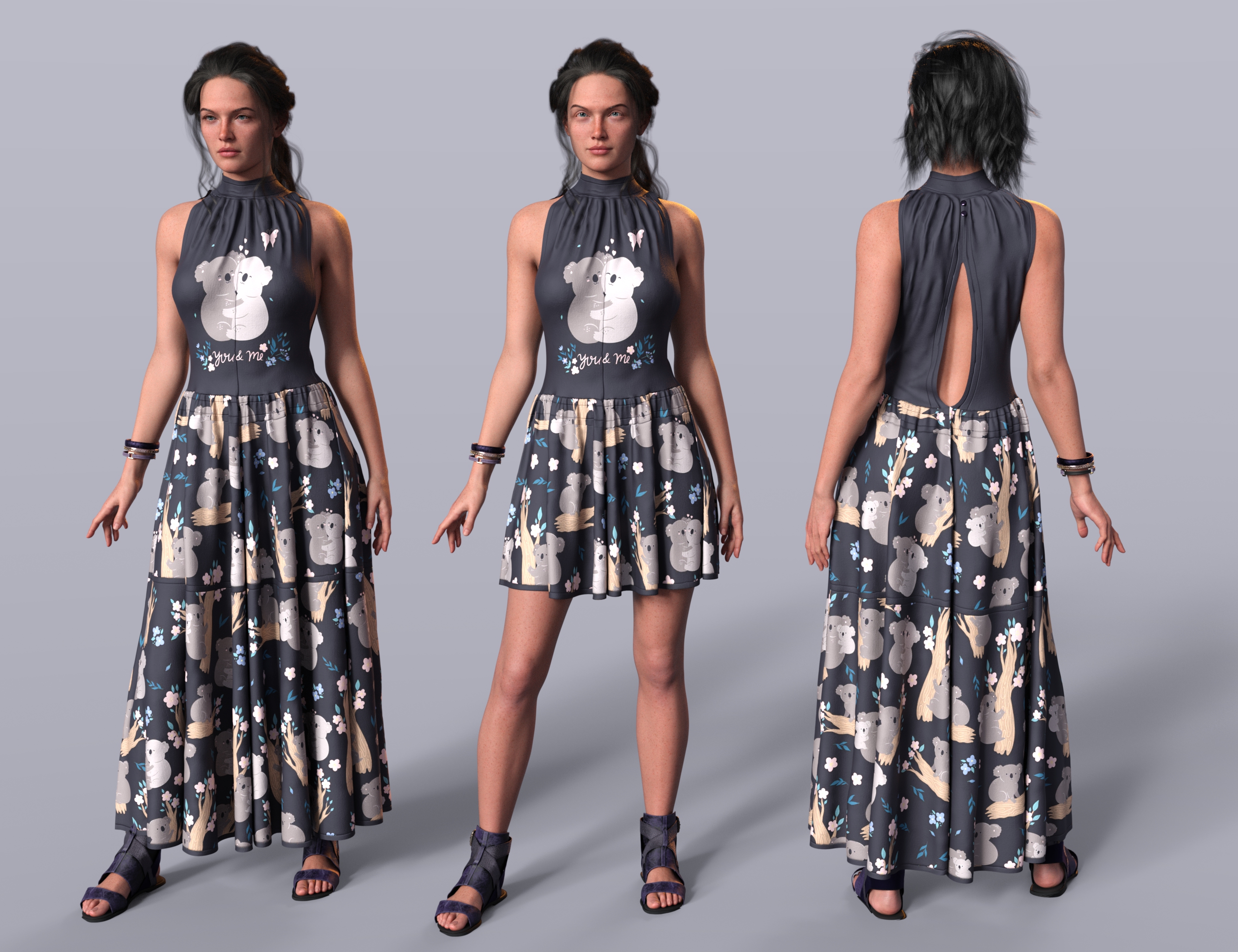 Versatility for Iris Outfit | Daz 3D