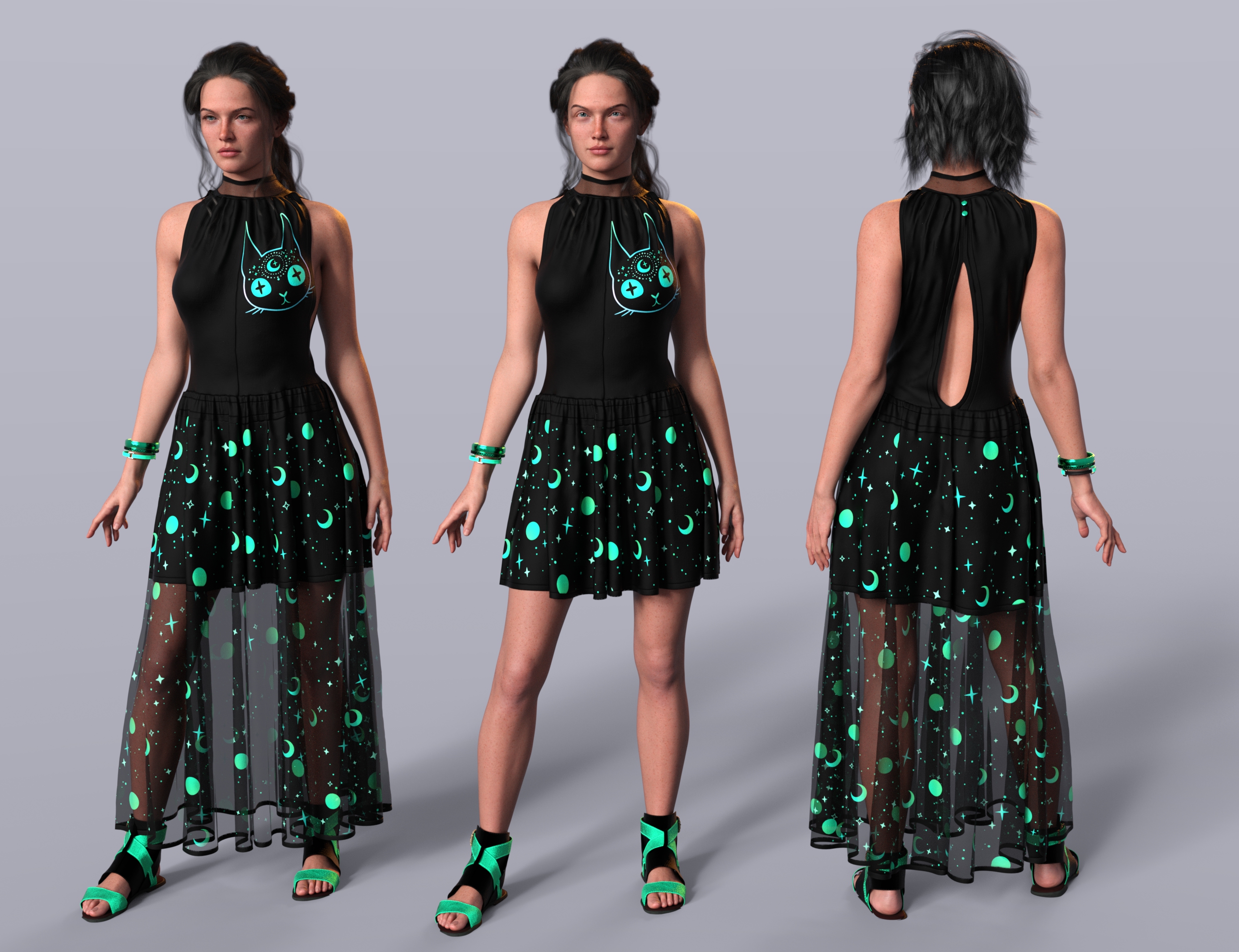 Versatility for Iris Outfit | Daz 3D