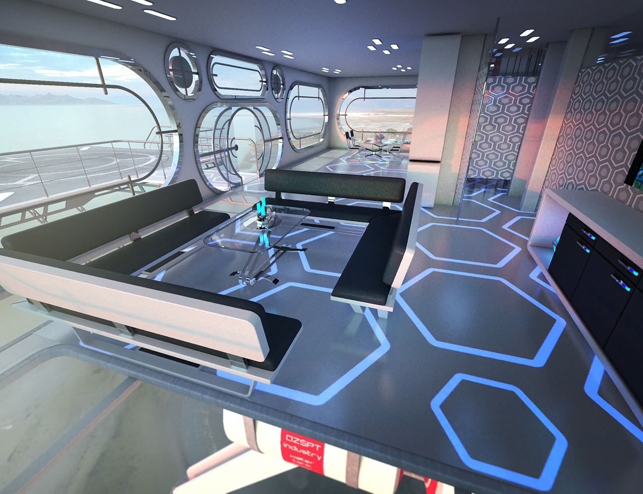 Sci-Fi Outpost and Props Iray Add-On | Daz 3D