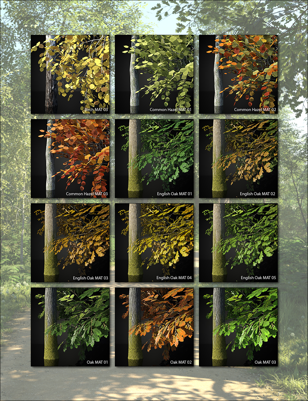 Britain Botanica - Trees and Shrubs | Daz 3D