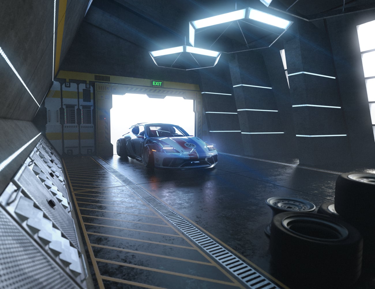 Cyber Garage | Daz 3D