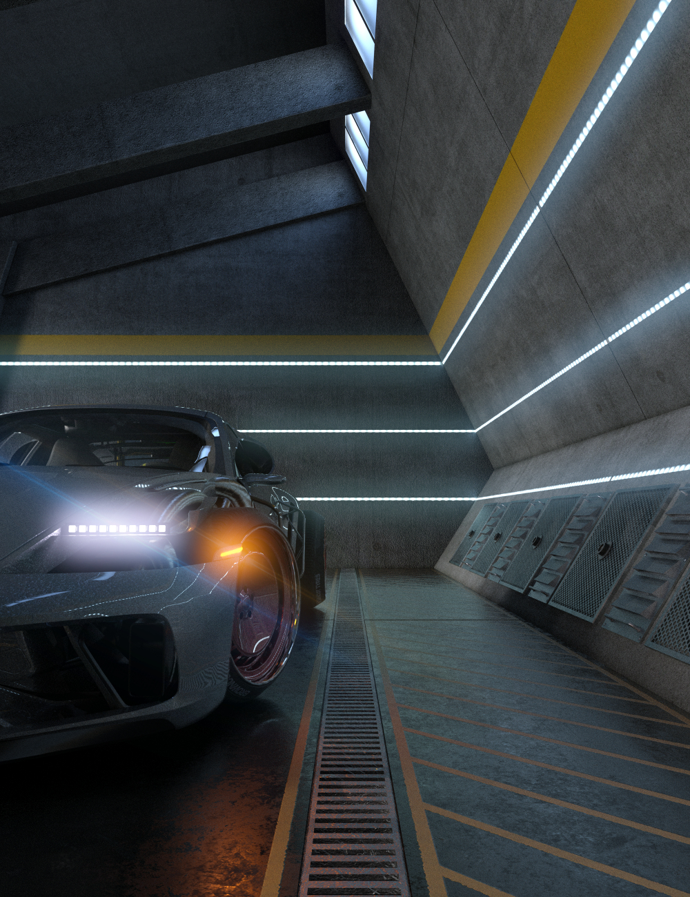 Cyber Garage | Daz 3D