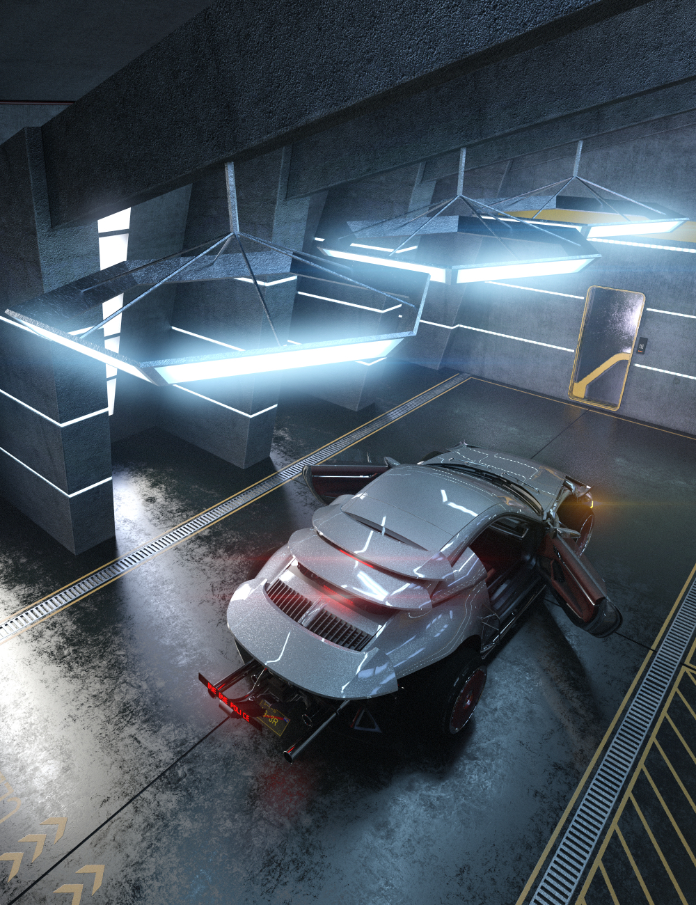 Cyber Garage | Daz 3D