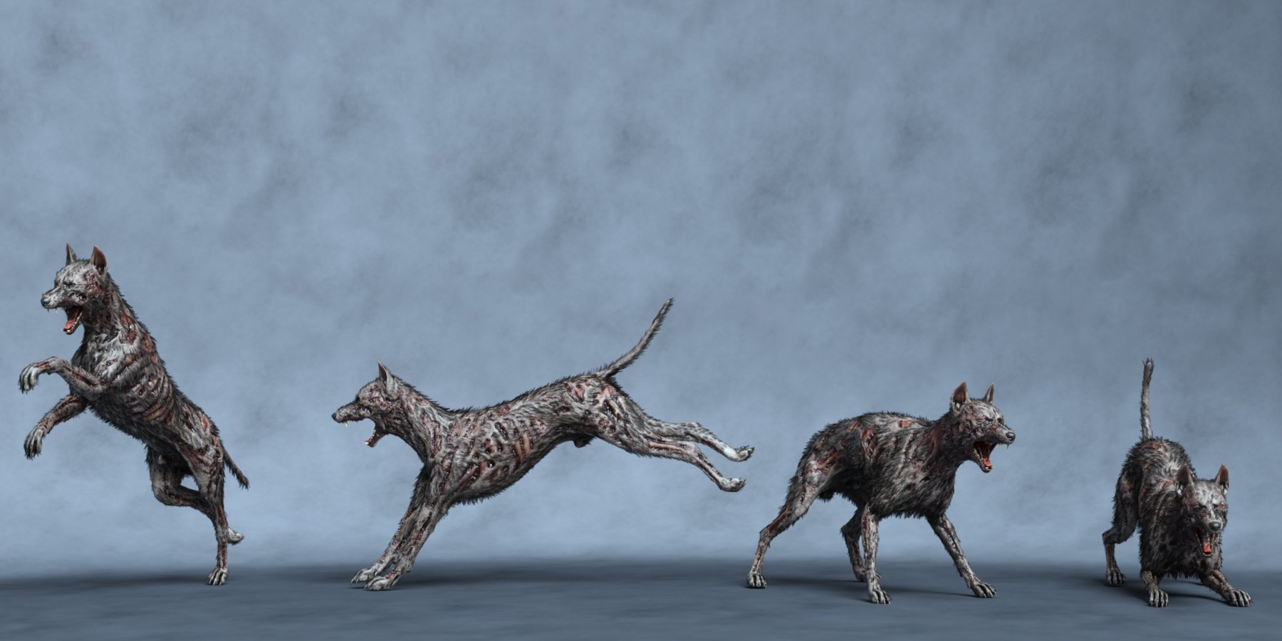 Z Dog Poses for Daz Dog 8 | Daz 3D