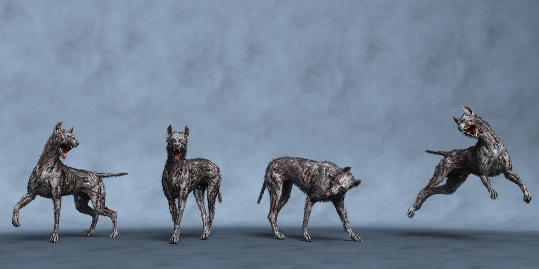 Z Dog Poses for Daz Dog 8 | Daz 3D